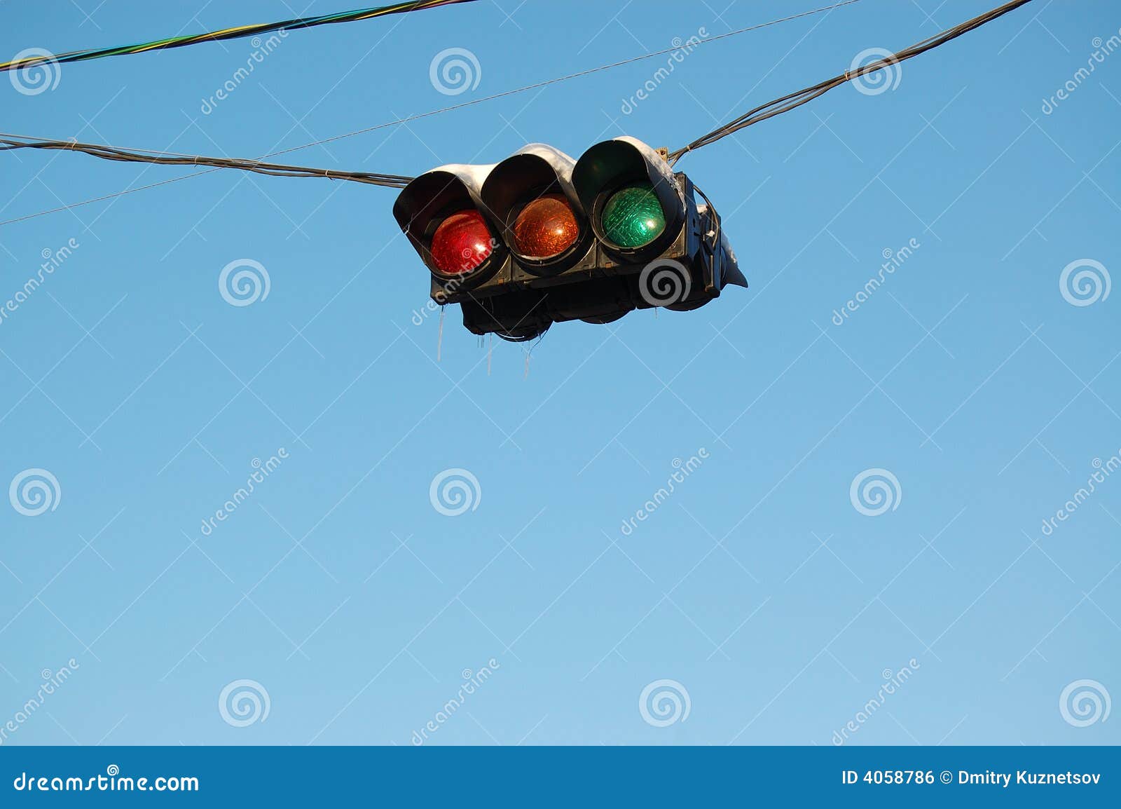 Traffic-light stock photo. Image of semaphore, street - 4058786