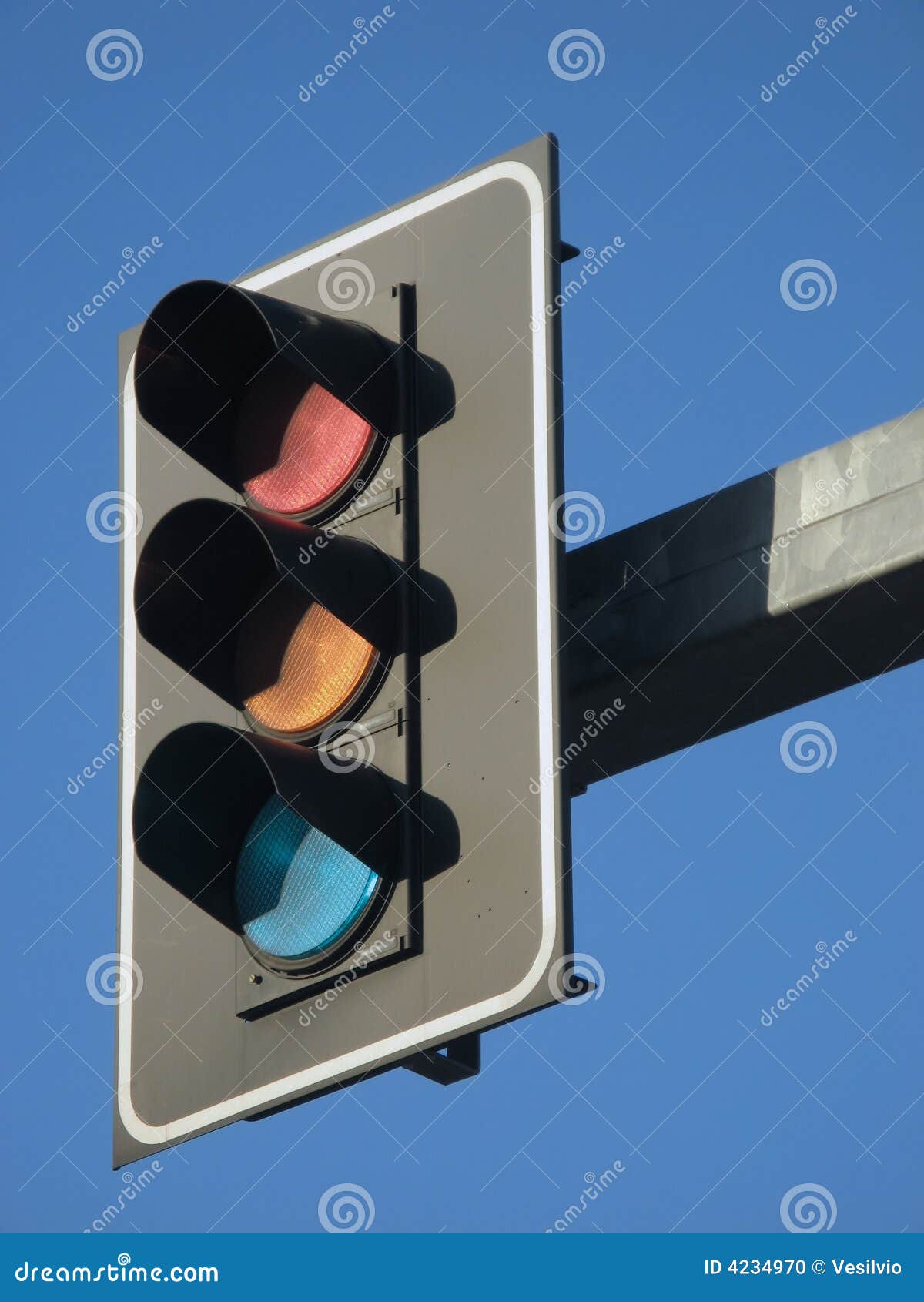 Traffic Light stock photo. Image of pole, routine, stoplight - 4234970