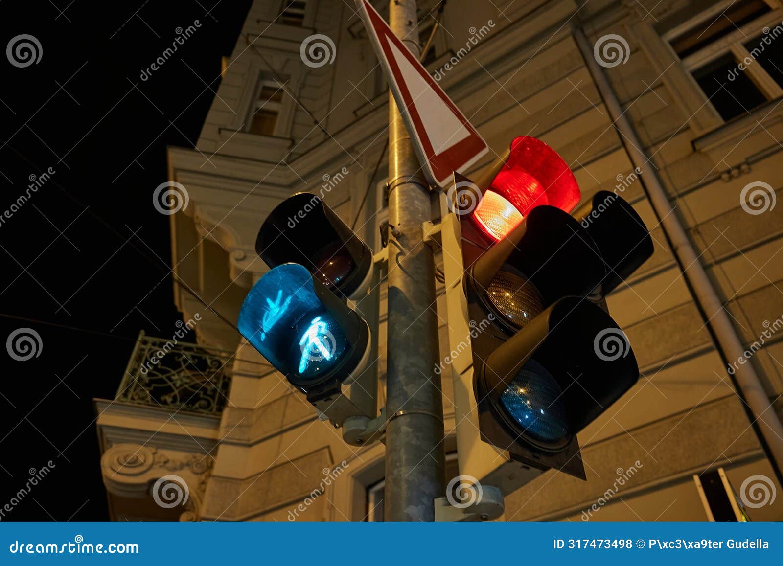 Traffic lights in a town stock photo. Image of driving - 317473498