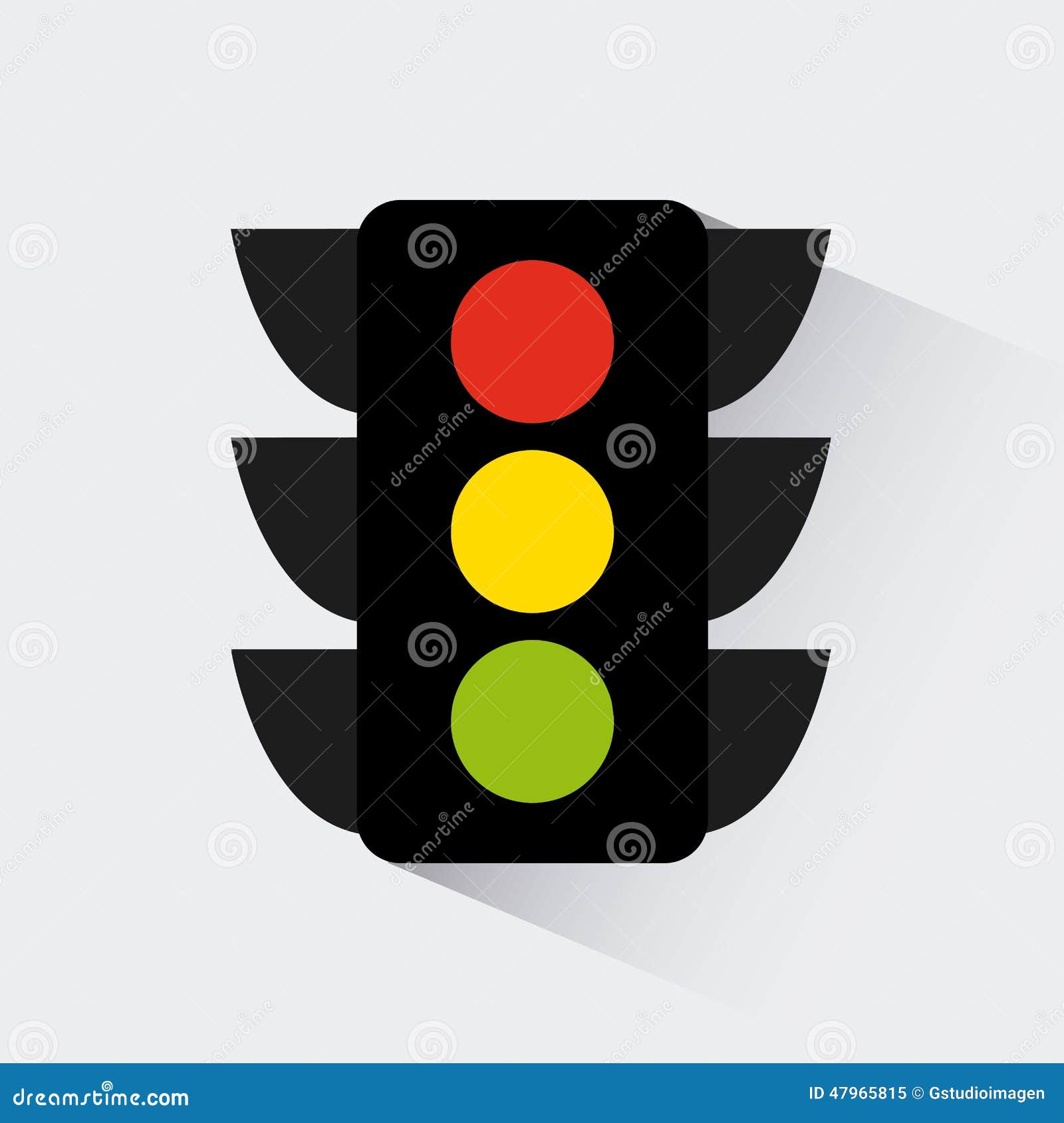 Traffic light design stock illustration. Illustration of simple - 47965815
