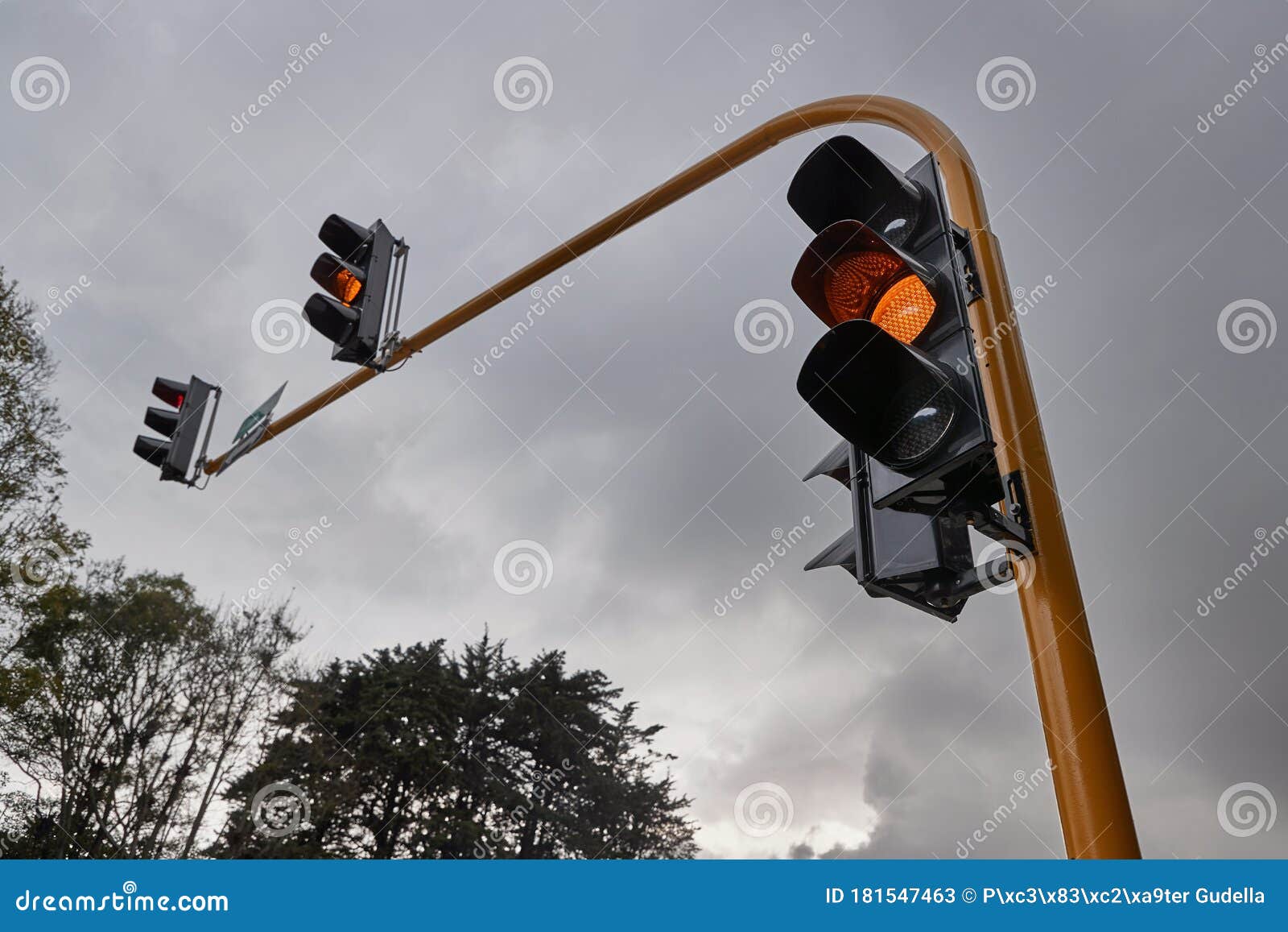 Traffic Light Green, Evening Light Stock Image - Image of direction ...