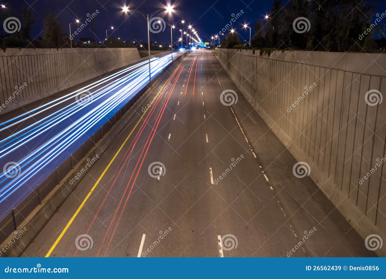 End Of Quebec Highway - Traffic Lights Stock Photography ...