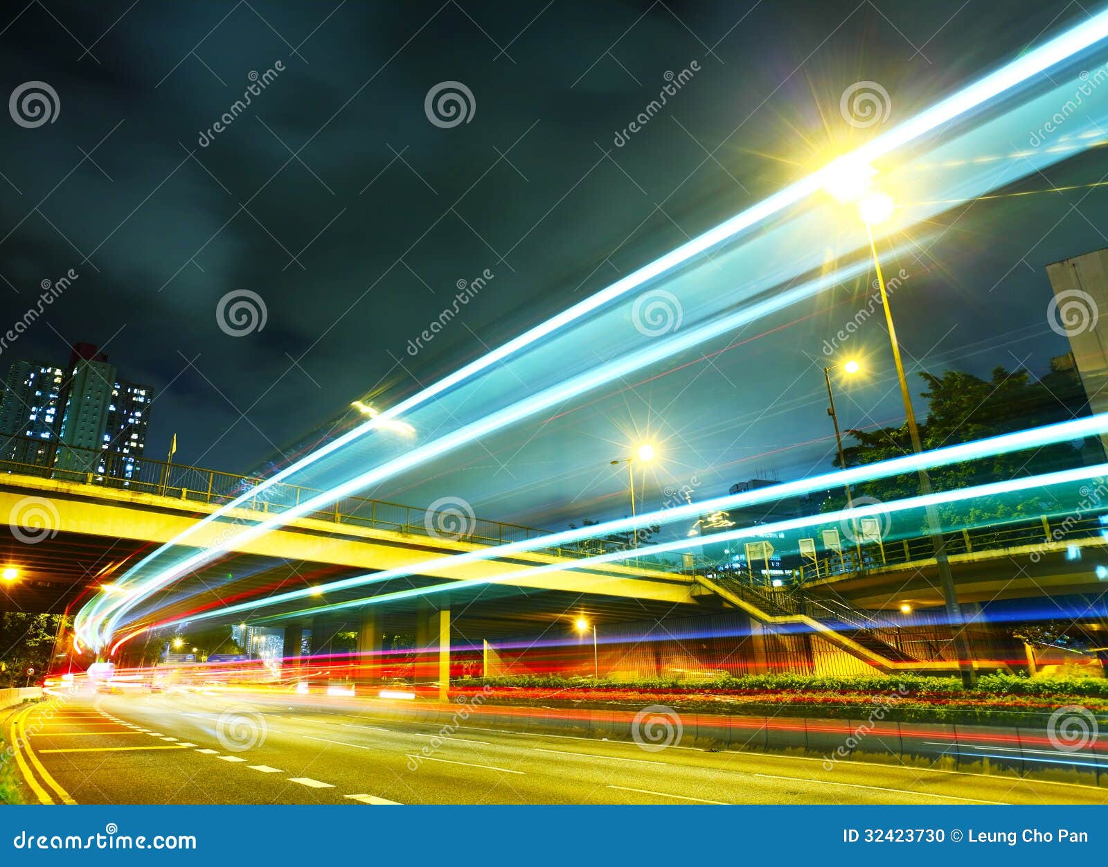 Traffic light on highway stock photo. Image of skyscraper - 32423730