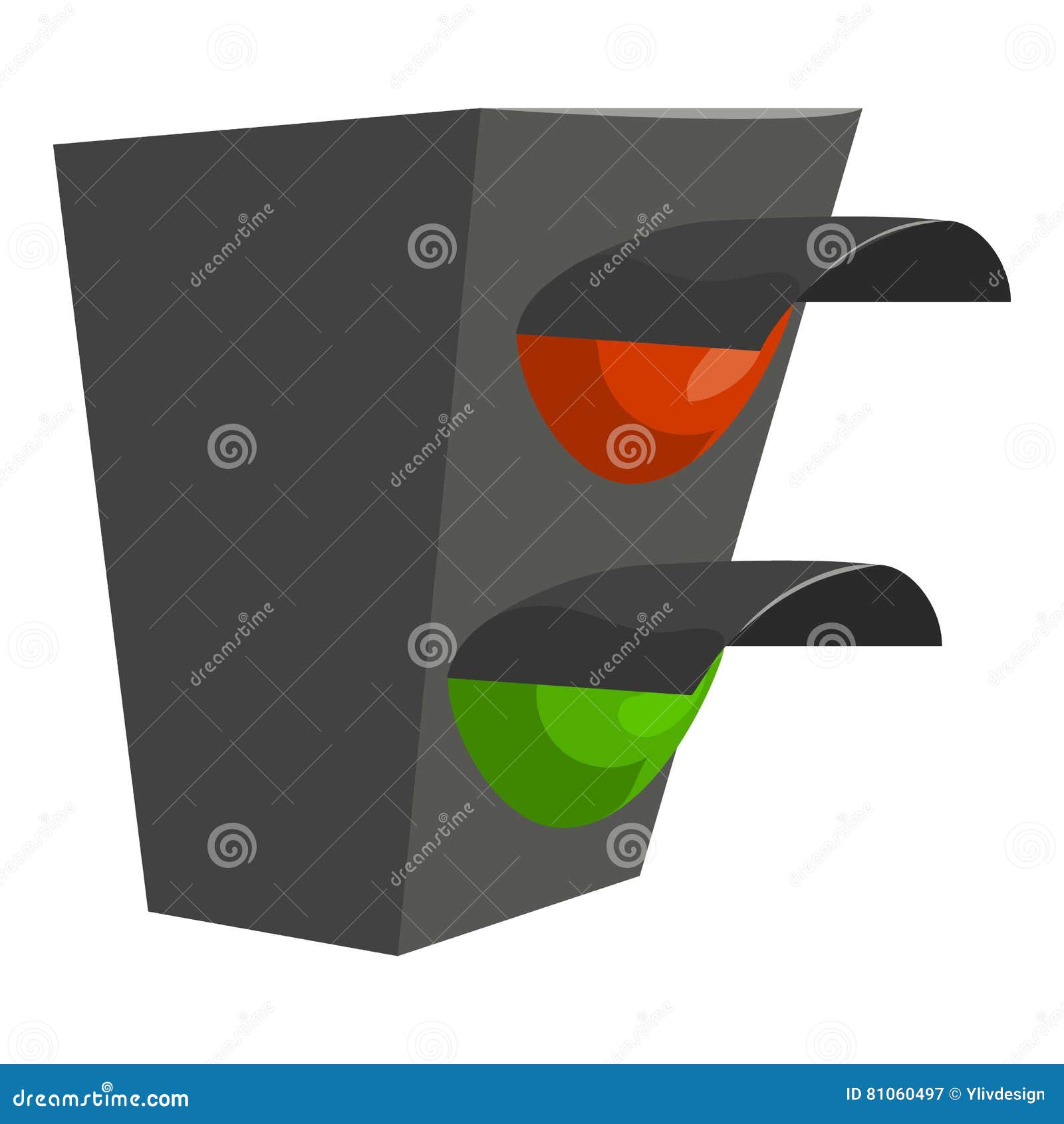 Traffic Light Icon, Cartoon Style Stock Vector - Illustration of ...