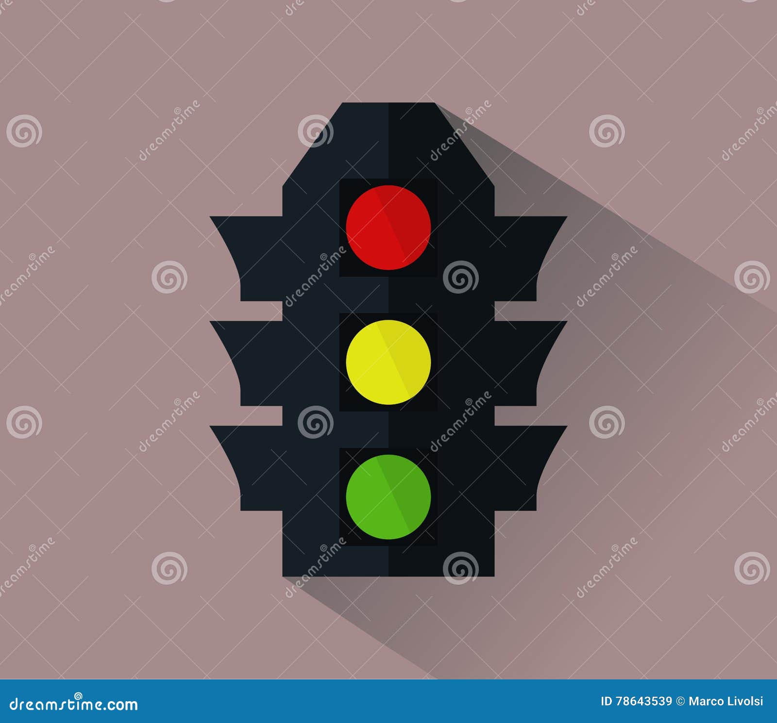 Traffic light icon stock illustration. Illustration of design - 78643539