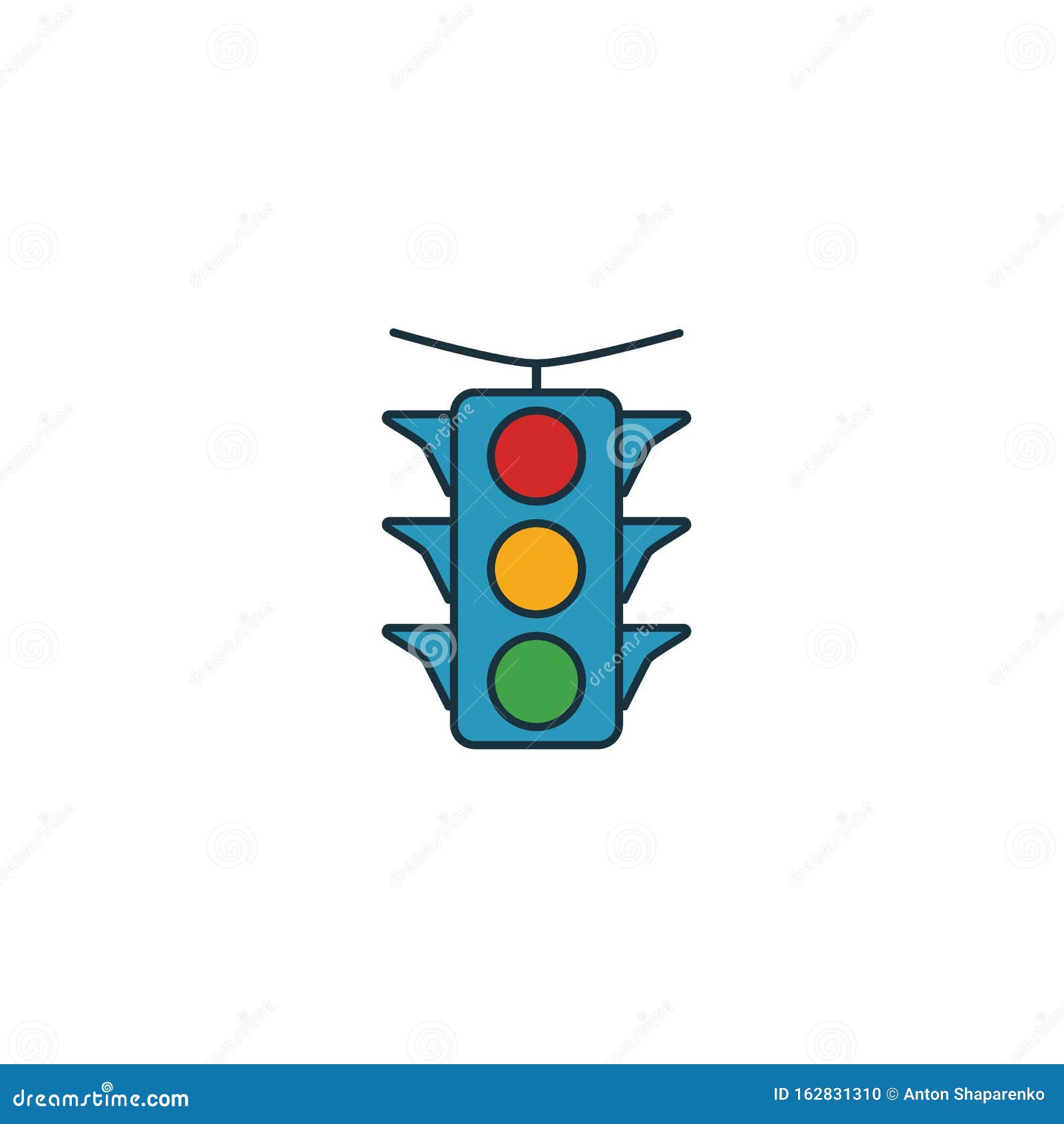 Traffic Light Icon. Simple Element from Transport Icons Collection ...