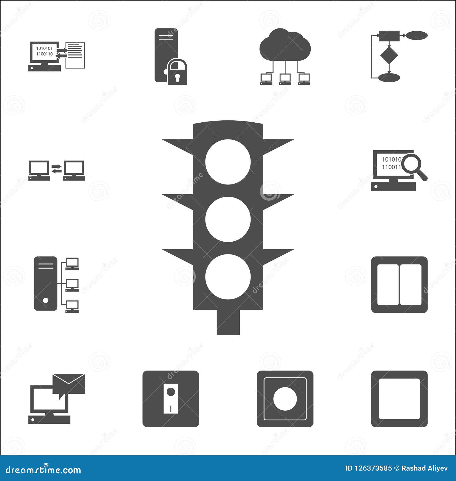 Traffic Light Icon. Web Icons Universal Set for Web and Mobile Stock ...