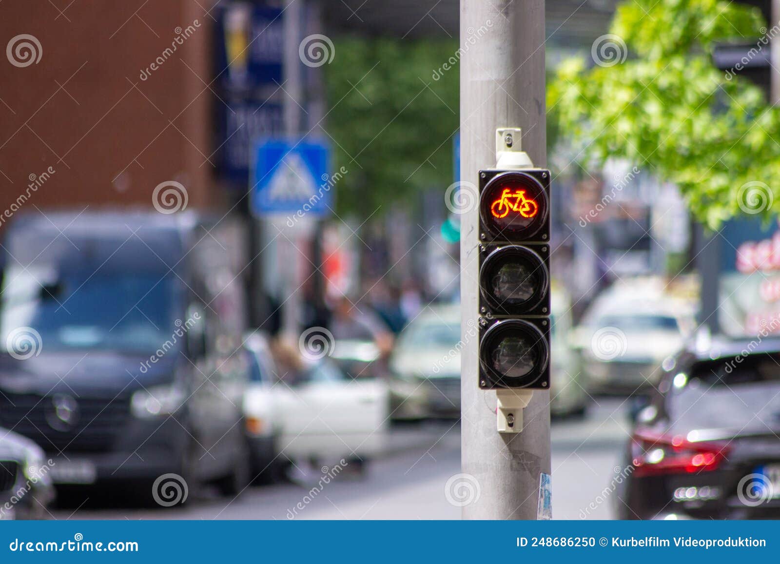 Traffic Light at an Intersection Stock Photo - Image of control ...
