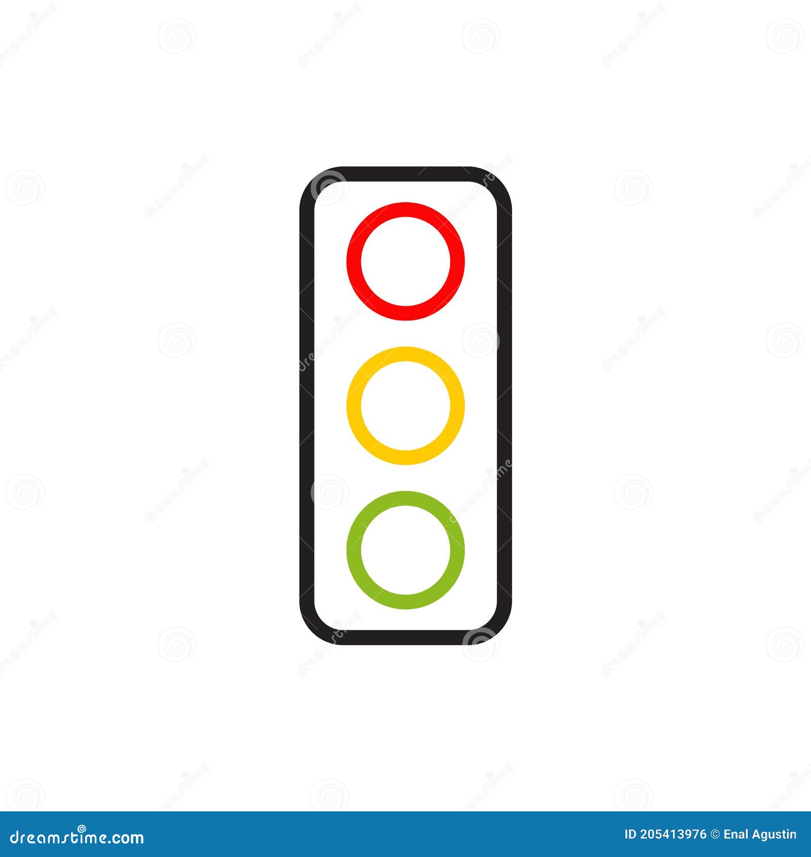 Traffic Light Logo Design Template Stock Vector - Illustration of road ...