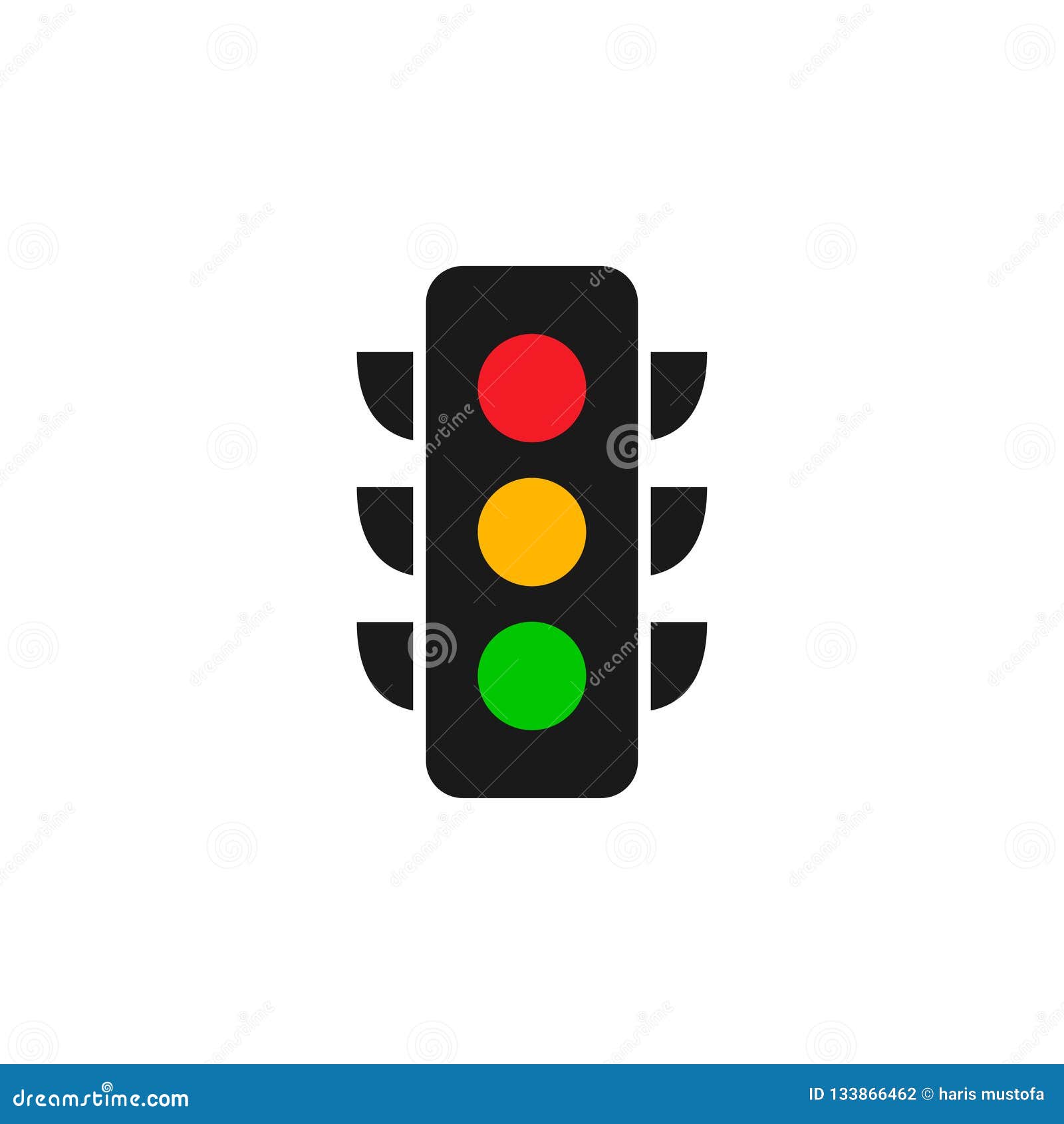 Traffic Light Logo Graphic Design Template Vector Illustration Stock ...