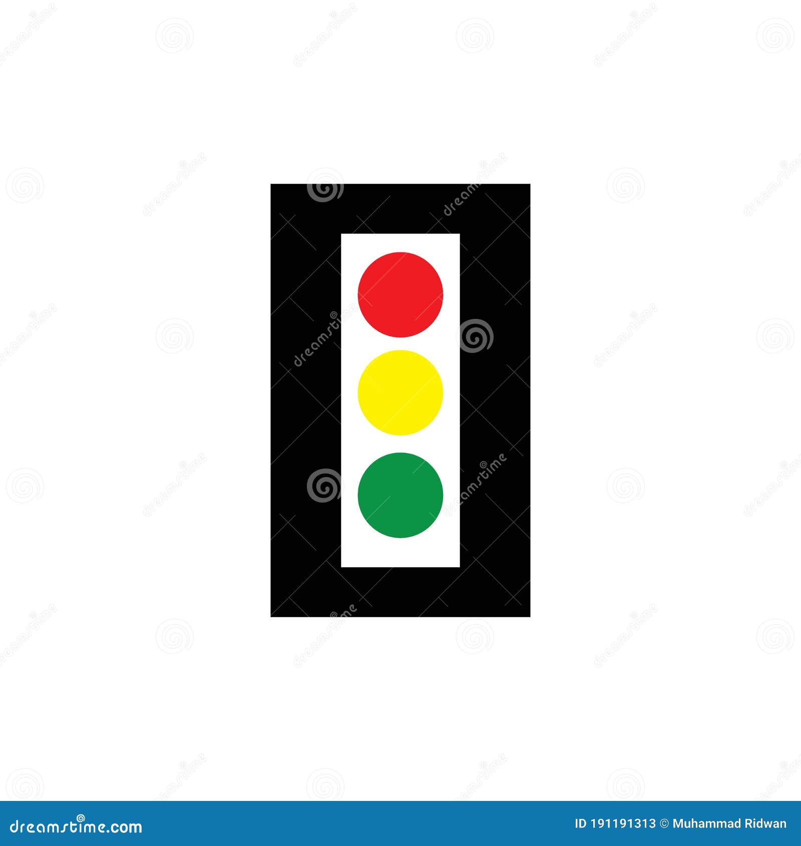 Traffic light logo stock vector. Illustration of electricity - 191191313