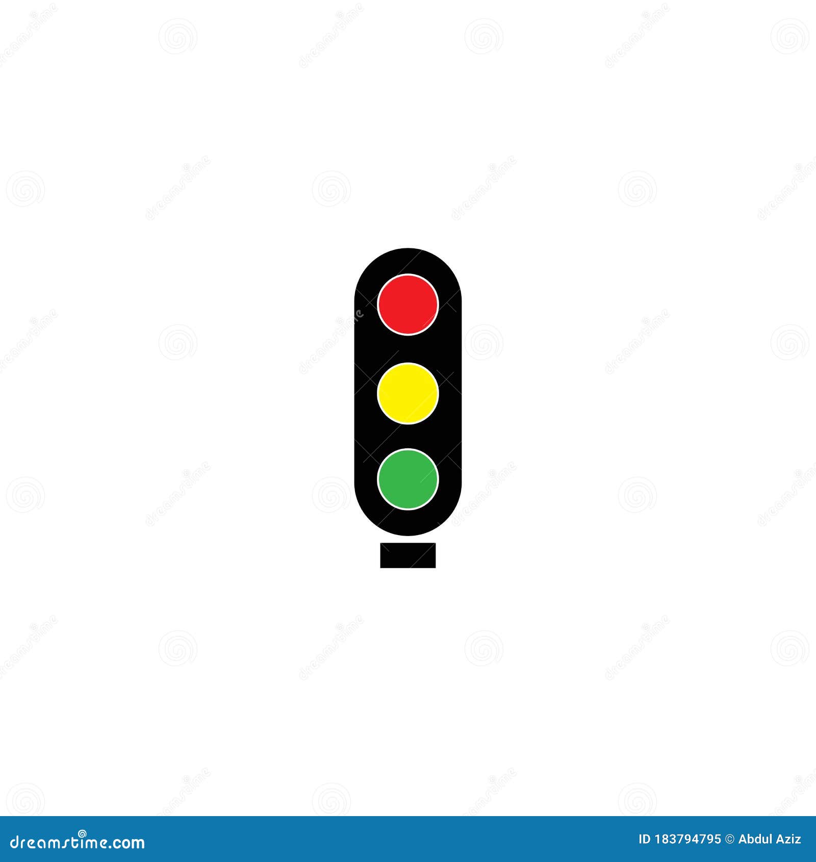 Traffic light logo vector stock vector. Illustration of urban - 183794795