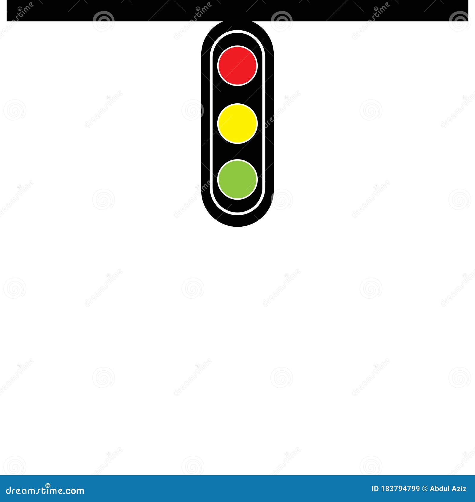 Traffic light logo vector stock vector. Illustration of signal - 183794799