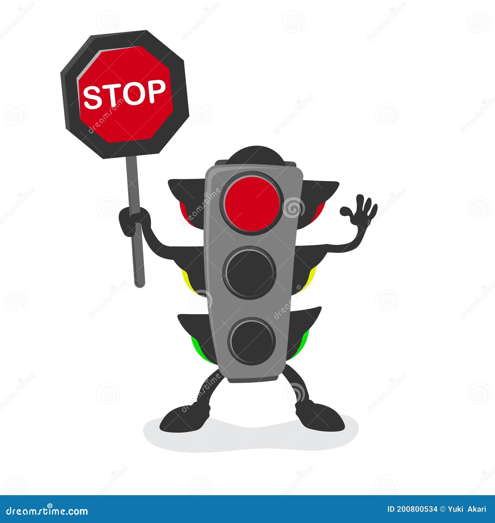 Traffic Light Mascot, Red Light, Stop Stock Vector - Illustration of ... Traffic Light Mascot, Red Light, Stop Stock Vector - Illustration of ...