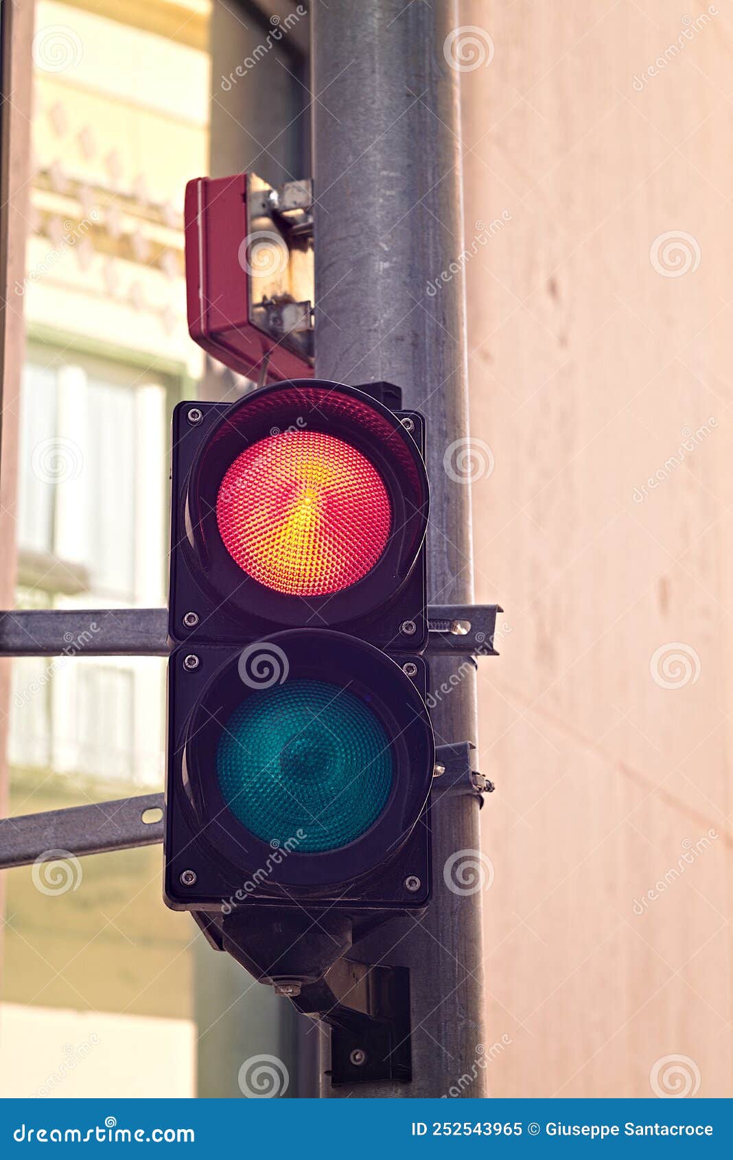Traffic Light, No Passage, Red Light Stock Image - Image of automobile ...