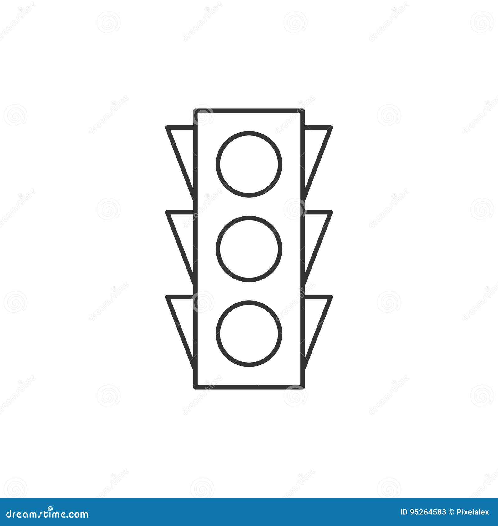 Traffic Light Outline