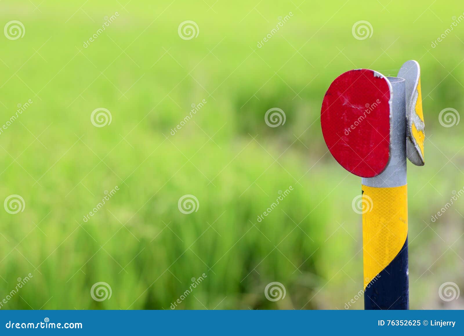 Traffic Light Reflective Poles Stock Image - Image of lane, caution ...