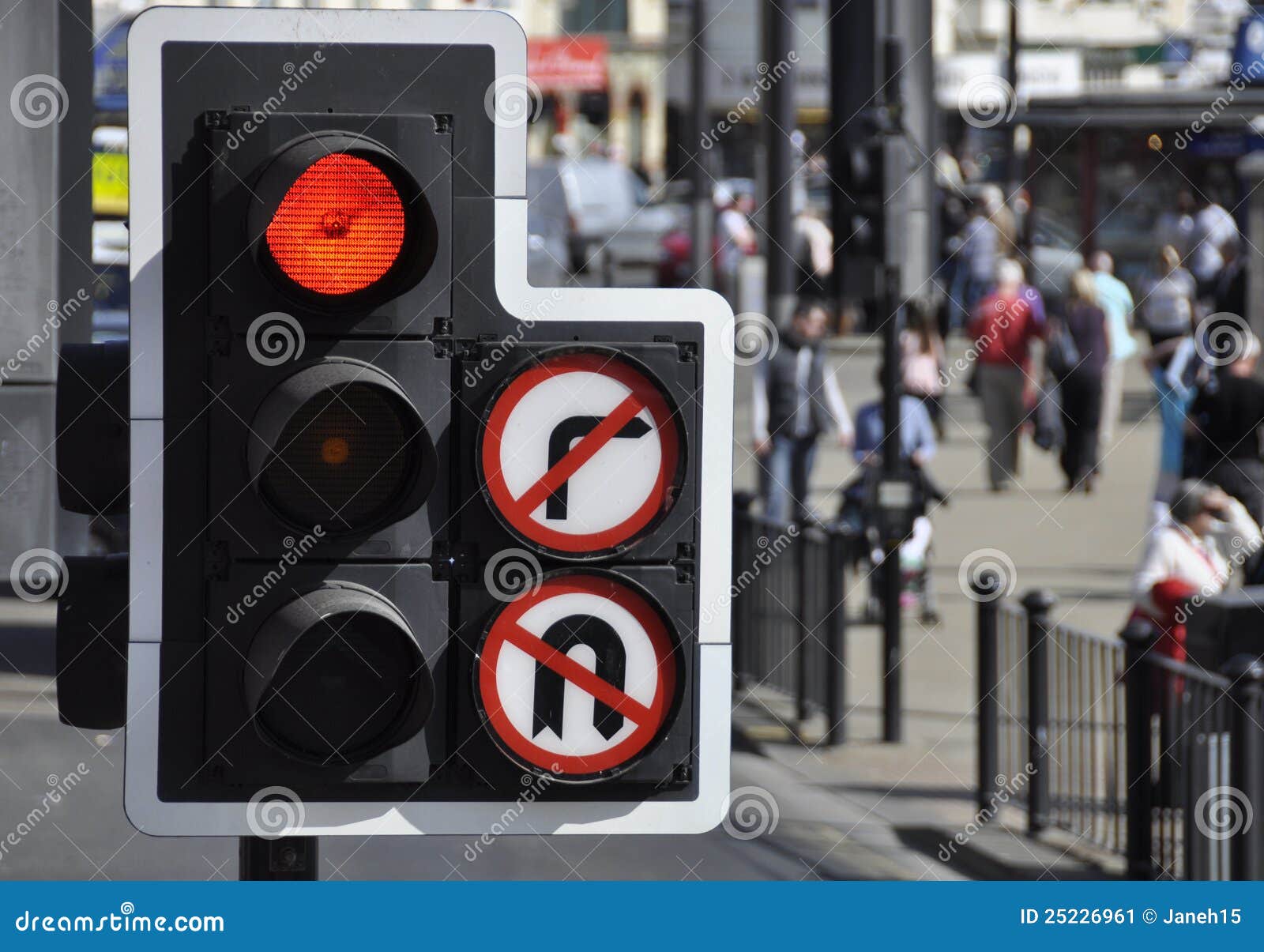 Traffic Light at Road Junction Stock Image - Image of city, roadsign ...