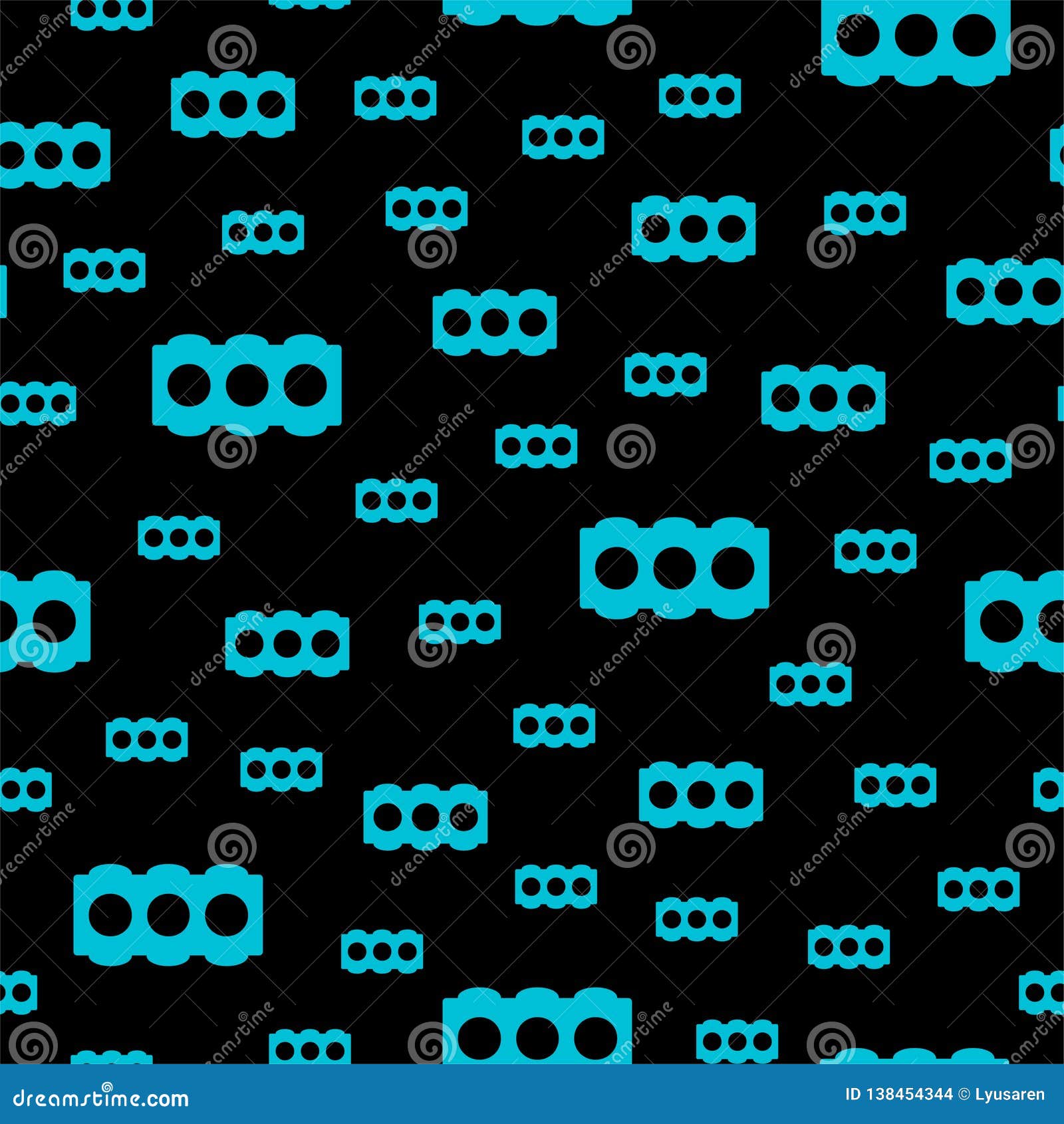 Traffic Light Seamless Pattern, Repeating Geometric Elements Stock ...