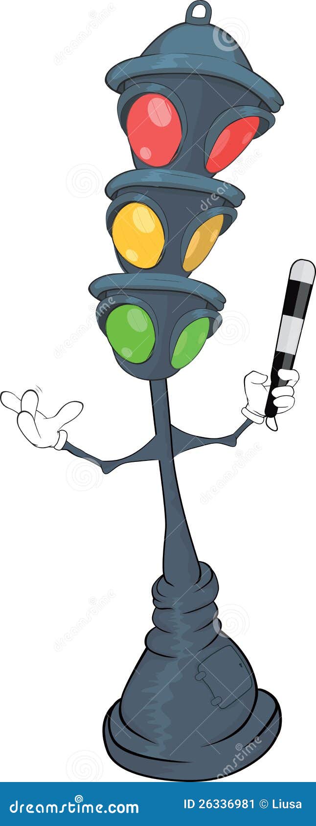 Traffic light. Semaphore stock vector. Illustration of traffic - 26336981