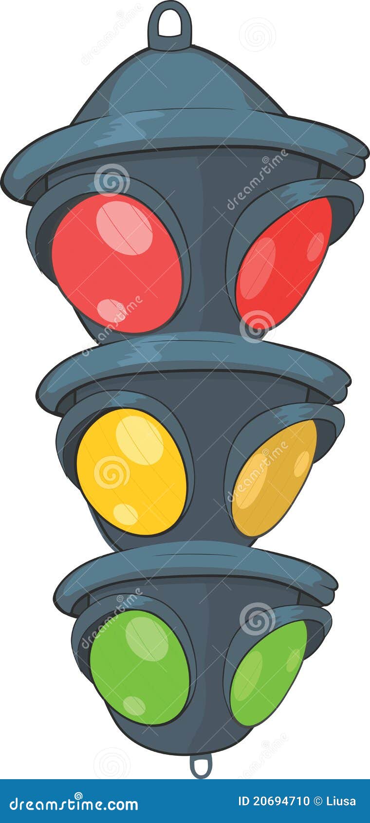 Traffic Light. Semaphore. Cartoon Stock Vector - Illustration of green ...