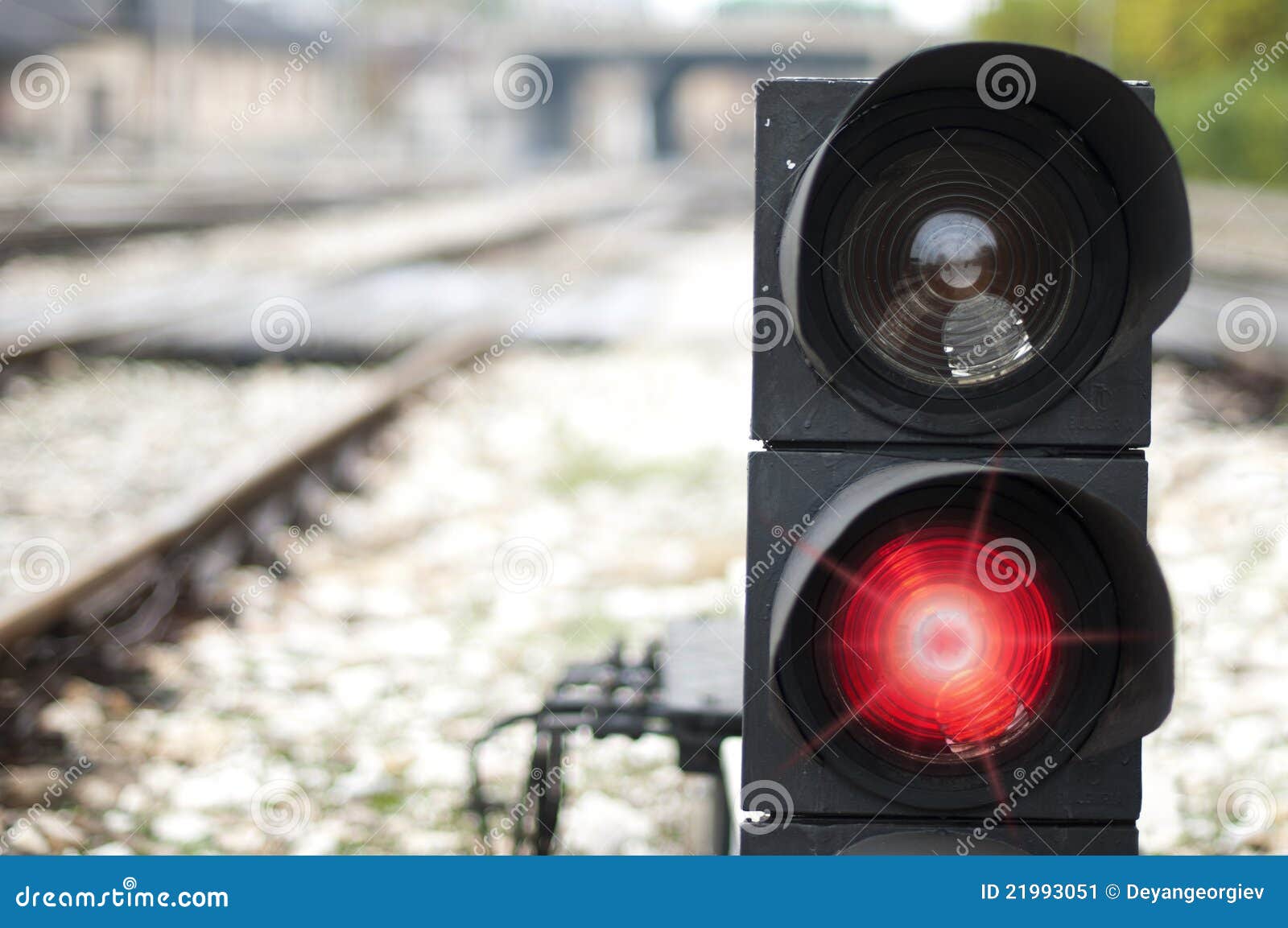 Traffic Light Shows Red Signal Stock Image - Image of sign, semaphore ...