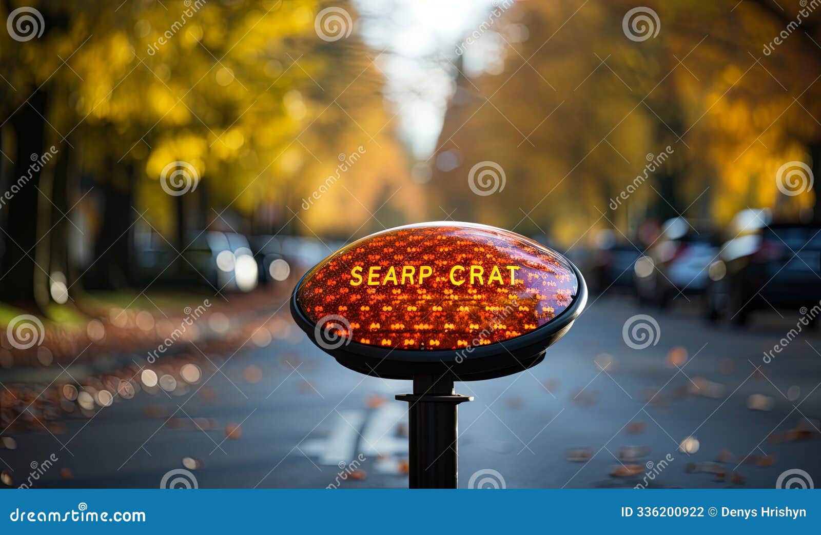 Traffic Light on the Side of Road Stock Photo - Image of automatic ...