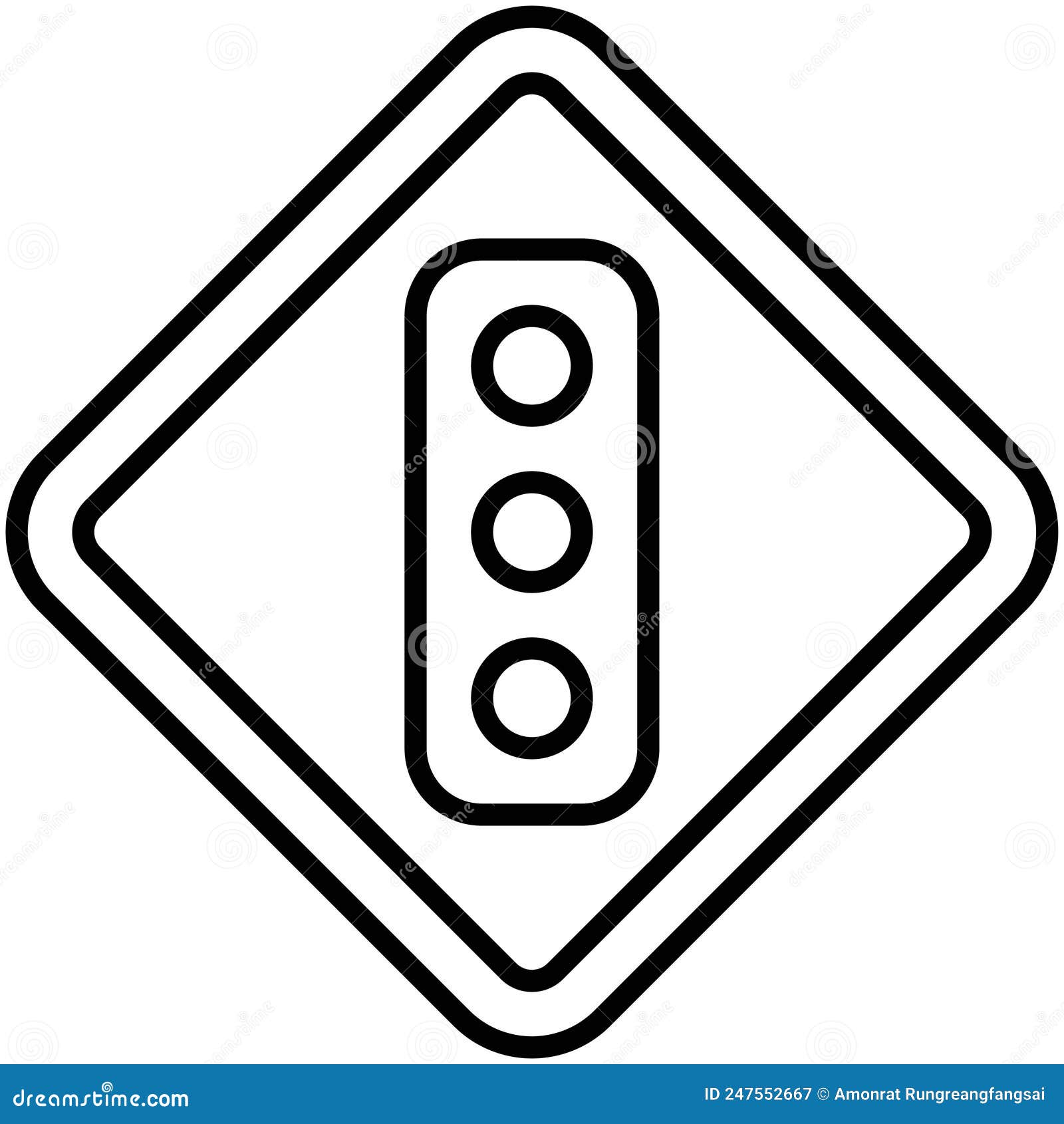 Traffic Light Sign Icon, Traffic Sign Vector Illustration Stock Vector ...