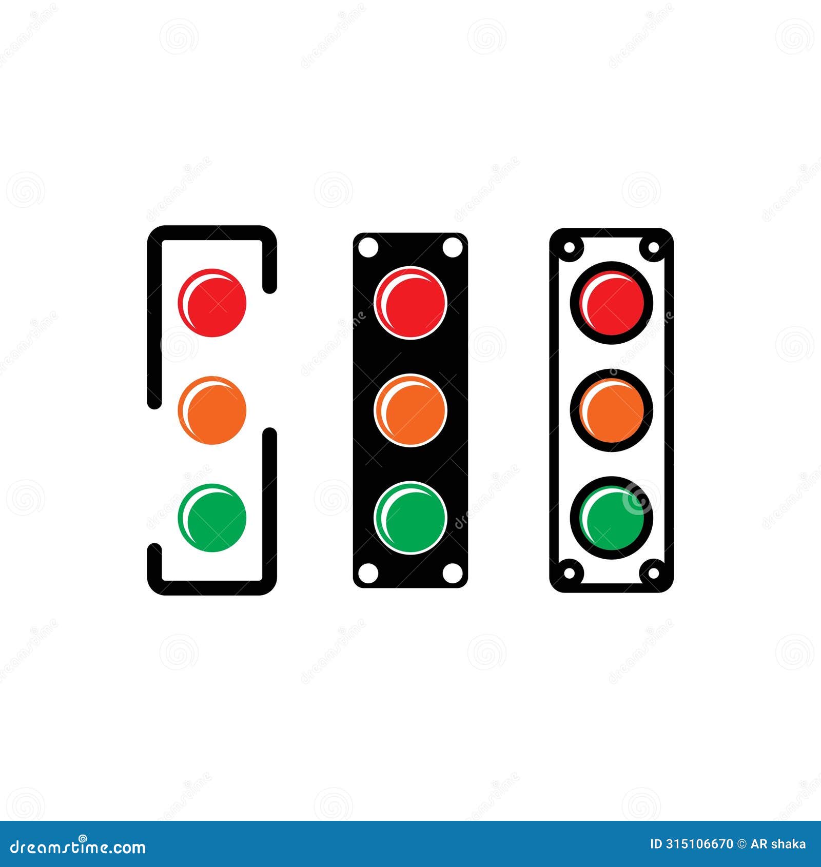 Traffic Light Sign Symbol,icon Illustration Design Template Stock ...