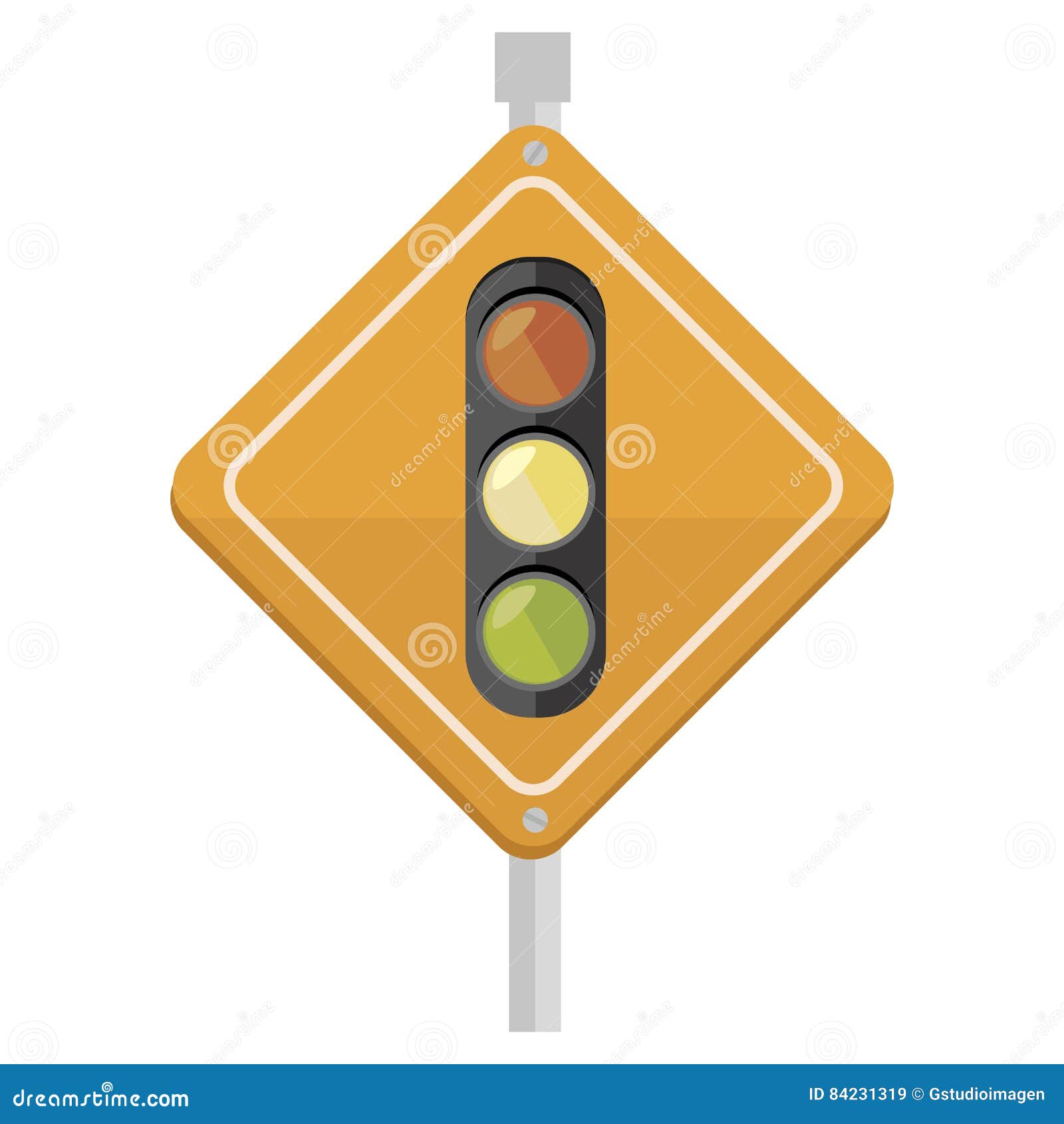 Traffic light signal icon stock illustration. Illustration of symbol ...
