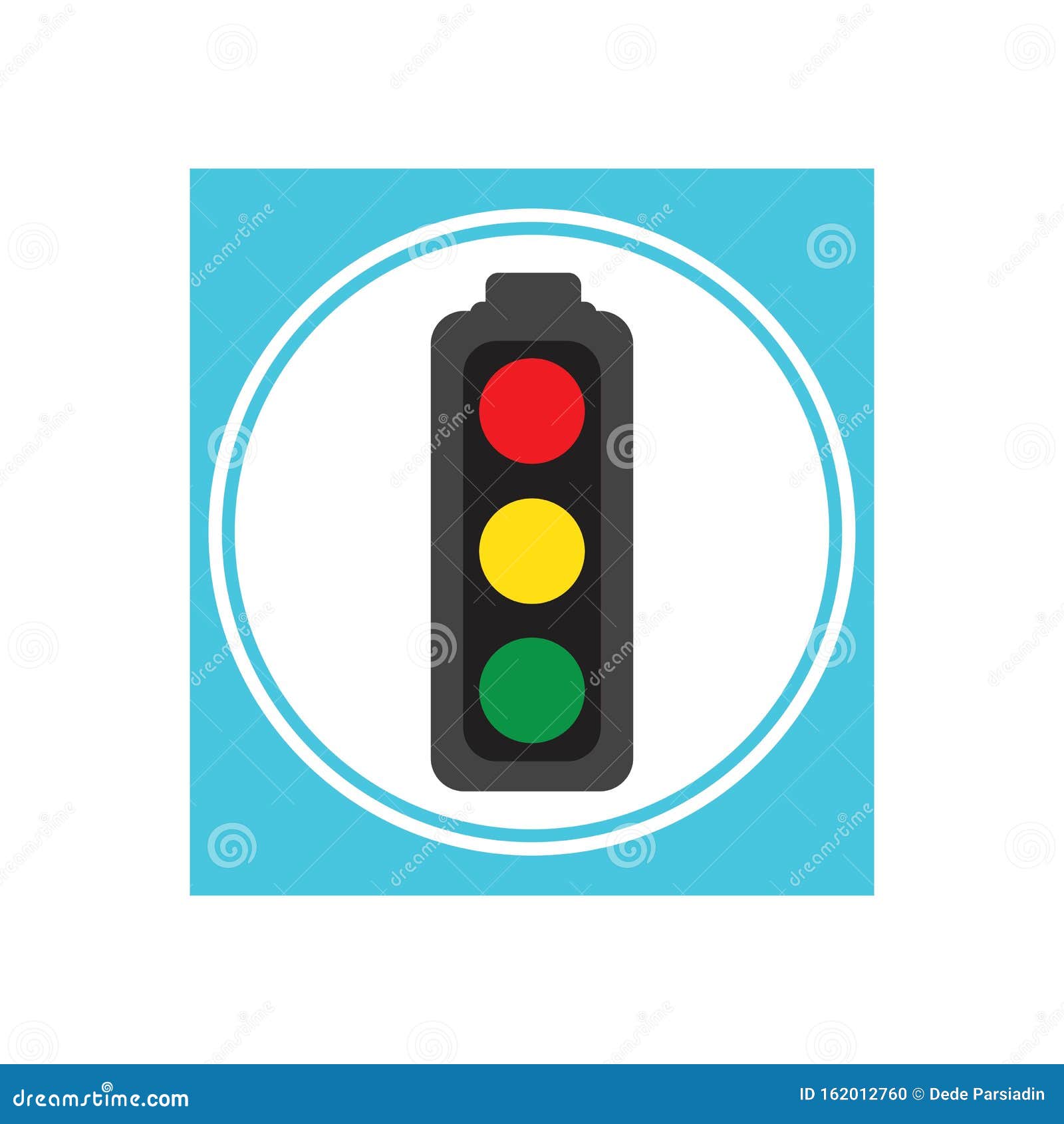 Traffic Light Signal Icon Vector Design Template Stock Vector ...