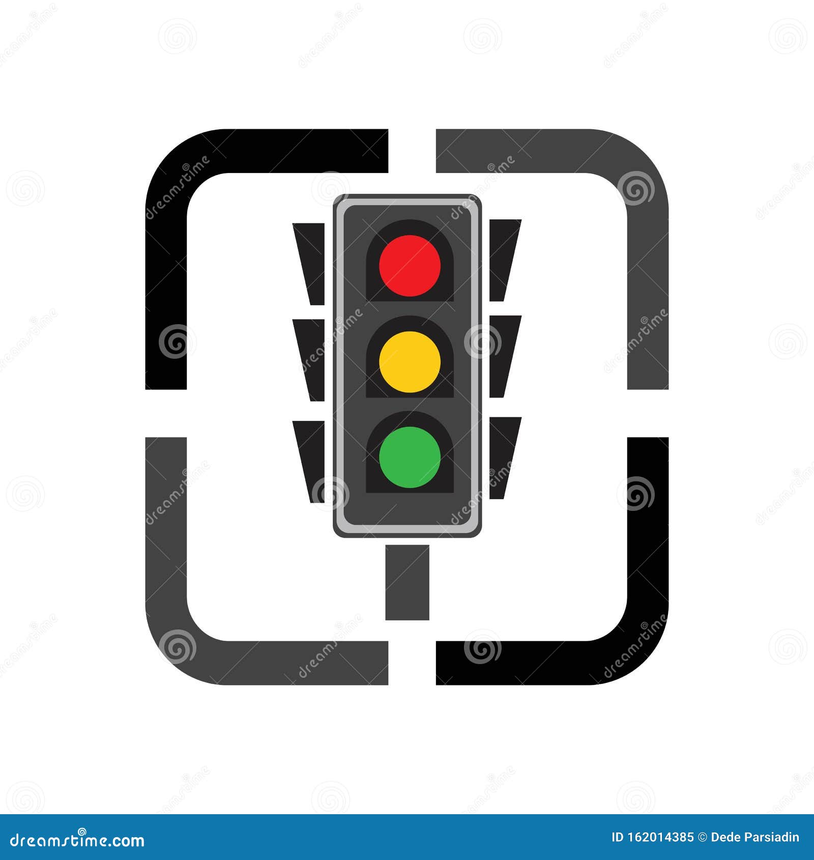 Traffic Light Signal Icon Vector Design Template Stock Vector ...