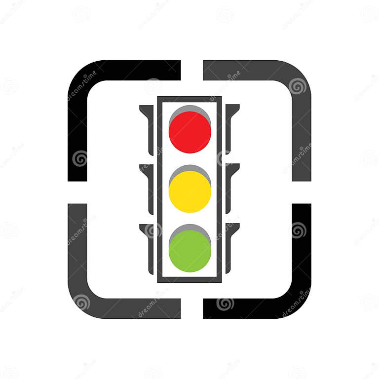 Traffic Light Signal Icon Vector Design Template Stock Vector ...