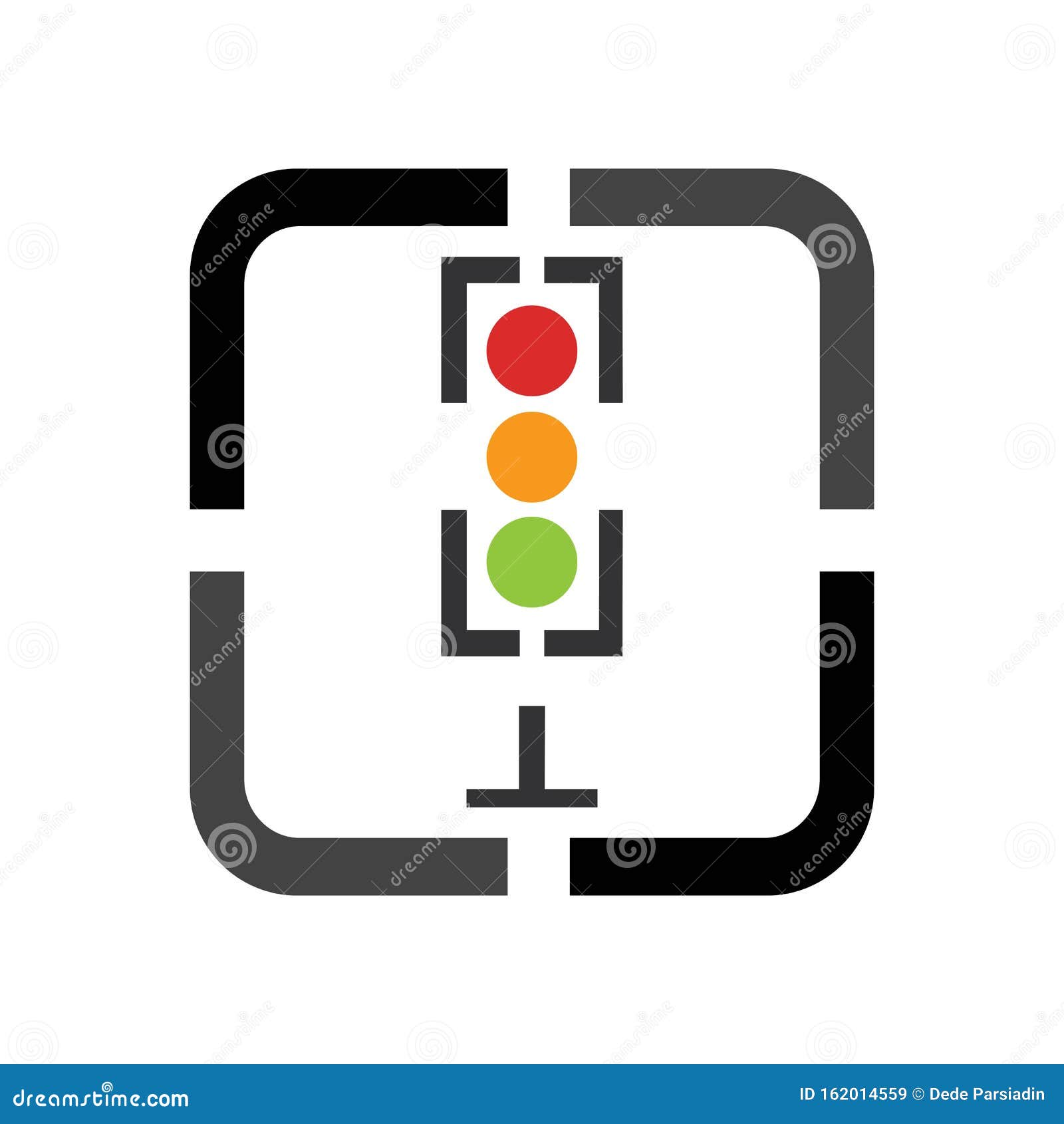 Traffic Light Signal Icon Vector Design Template Stock Vector ...