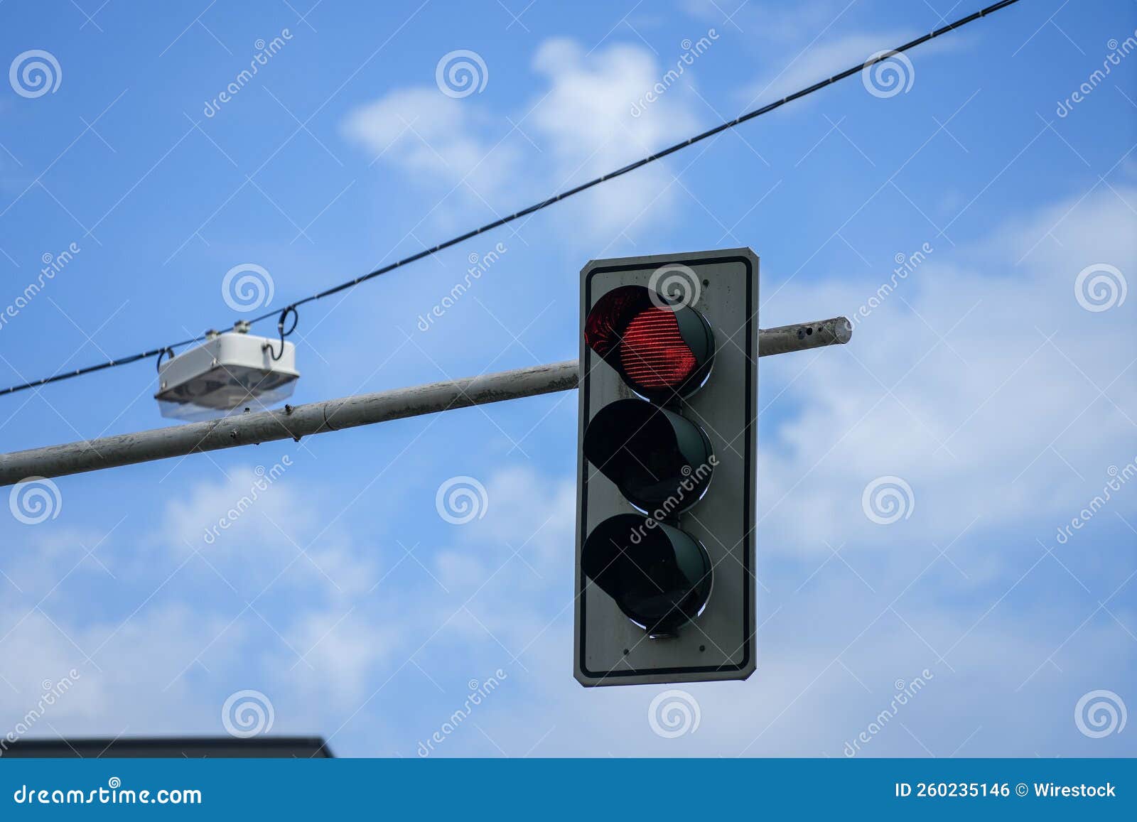 Traffic Light on the Street, Close-up Stock Photo - Image of equipment ...