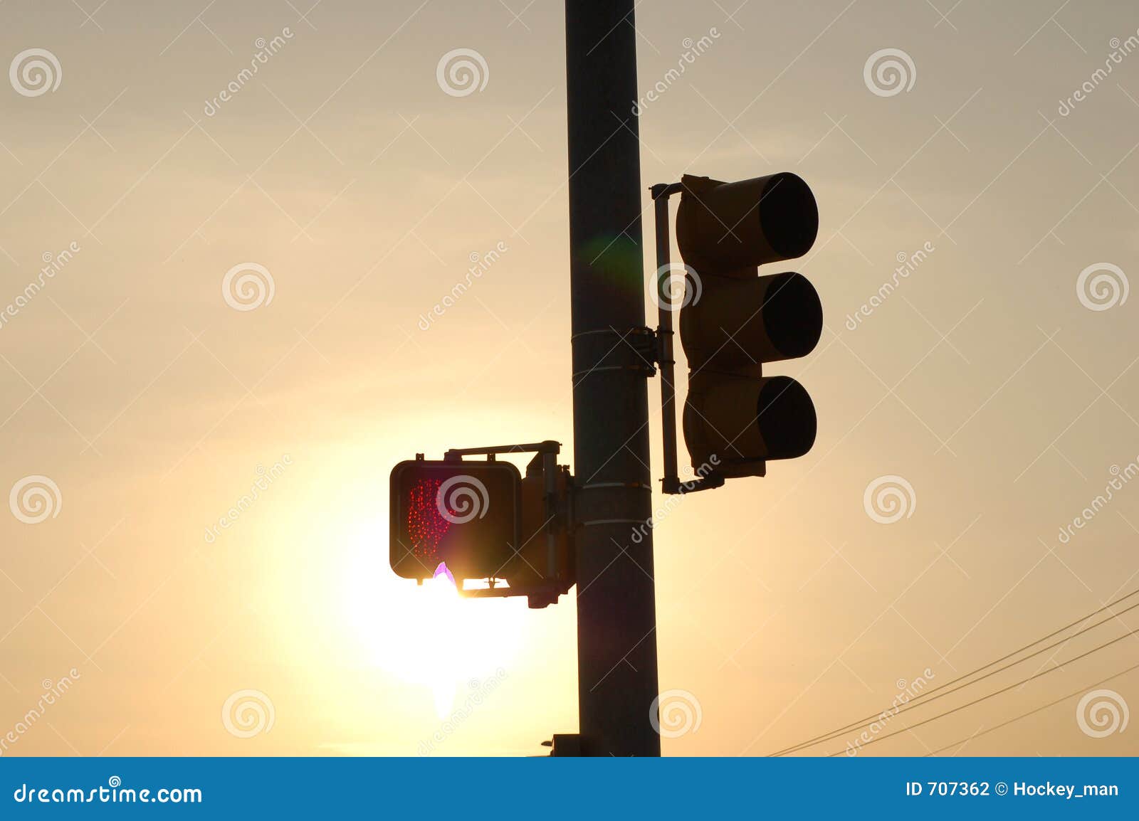 Traffic light with sun stock photo. Image of walk, stop - 707362