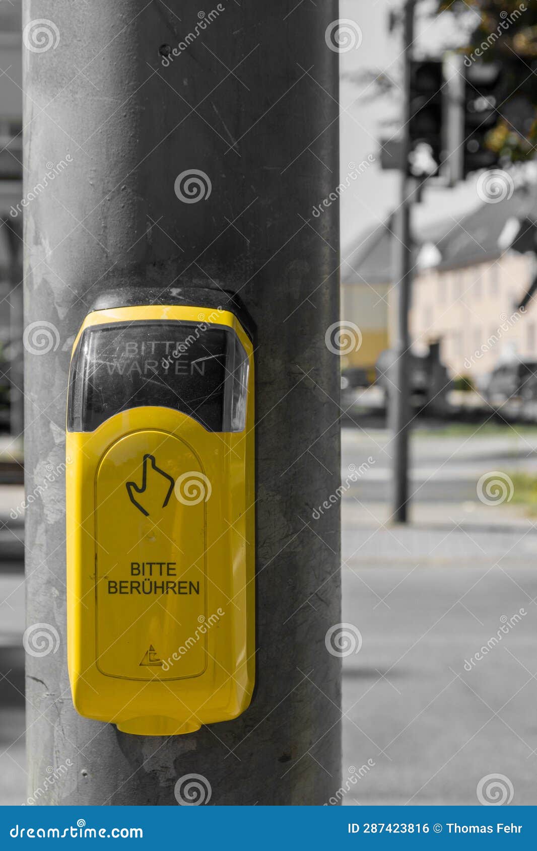 Traffic light switch stock photo. Image of modern, logo - 287423816