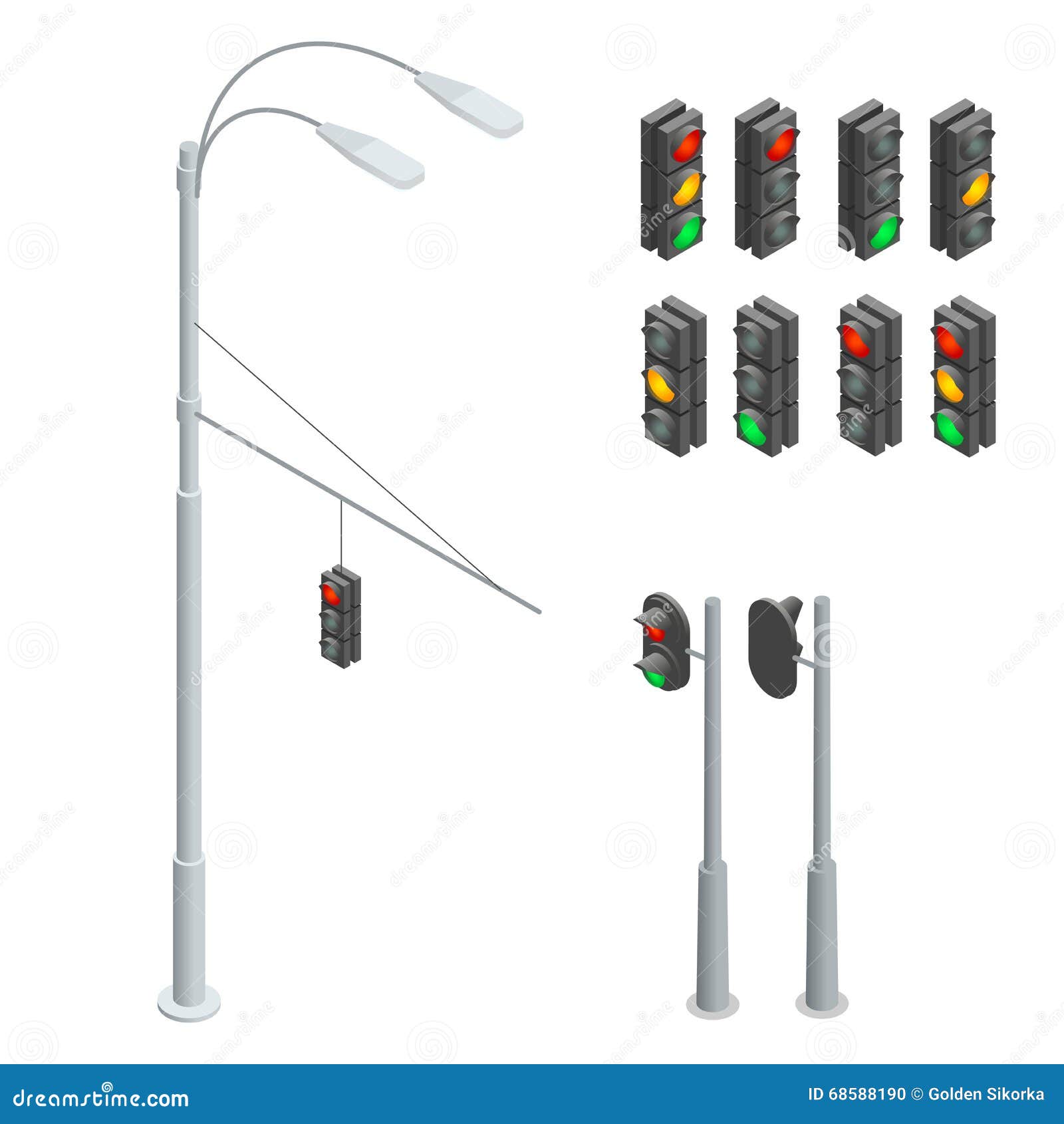 Traffic Light. Traffic Light Icons Set. Traffic Light 3d Isometric Flat ... Traffic Light. Traffic Light Icons Set. Traffic Light 3d Isometric Flat ...