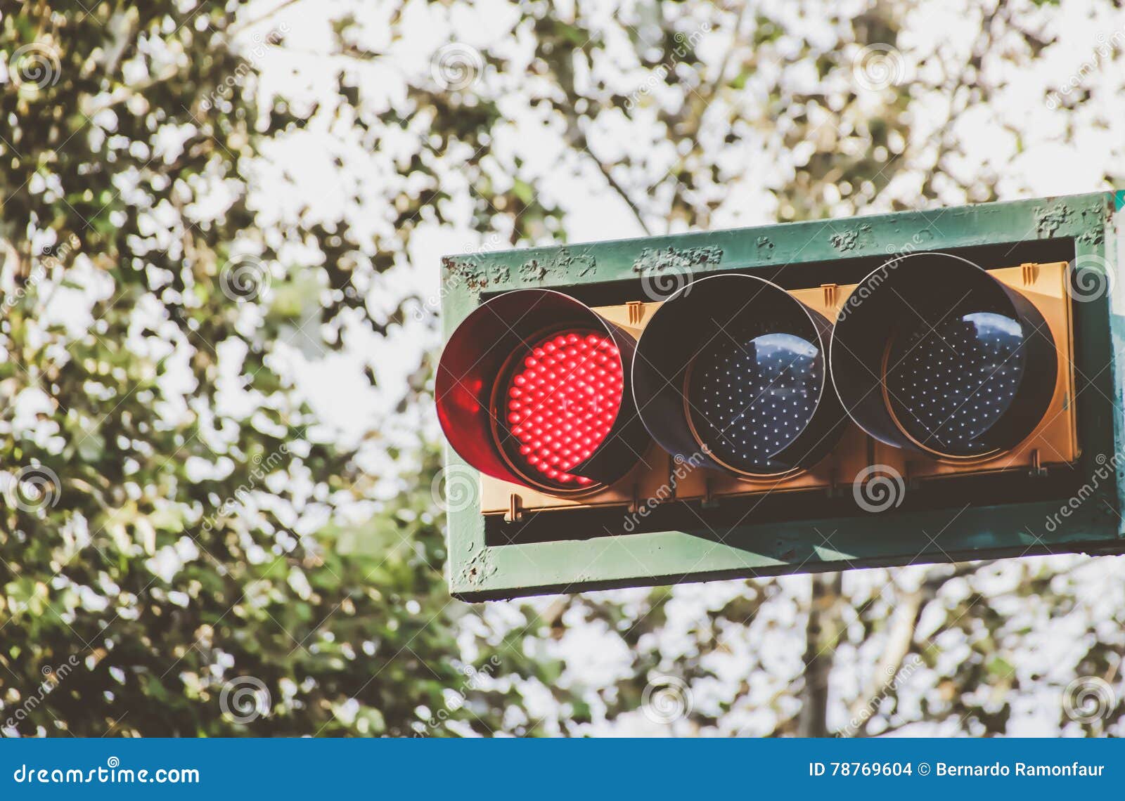 Traffic Light on Urban Scenario Stock Photo - Image of transport, metal ...