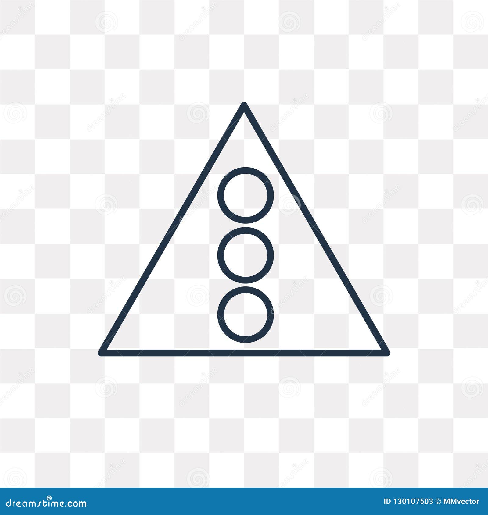 Traffic Light Vector Icon Isolated On Transparent Background, Li Stock ...