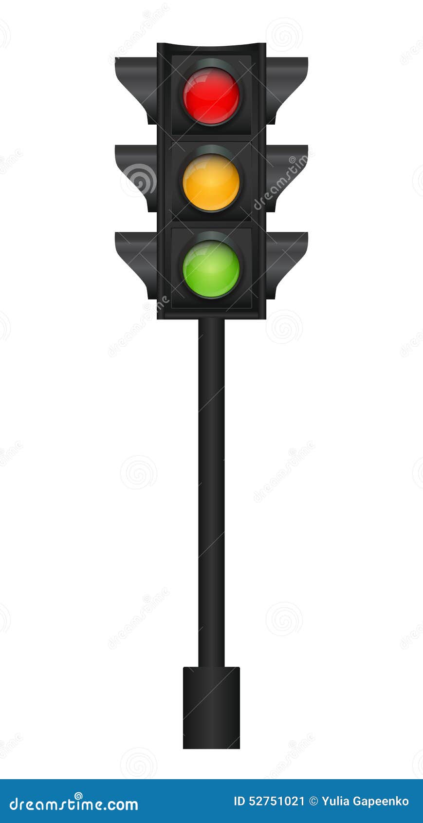 Traffic Light Vector Illustration Stock Vector - Illustration of ... Traffic Light Vector Illustration Stock Vector - Illustration of ...