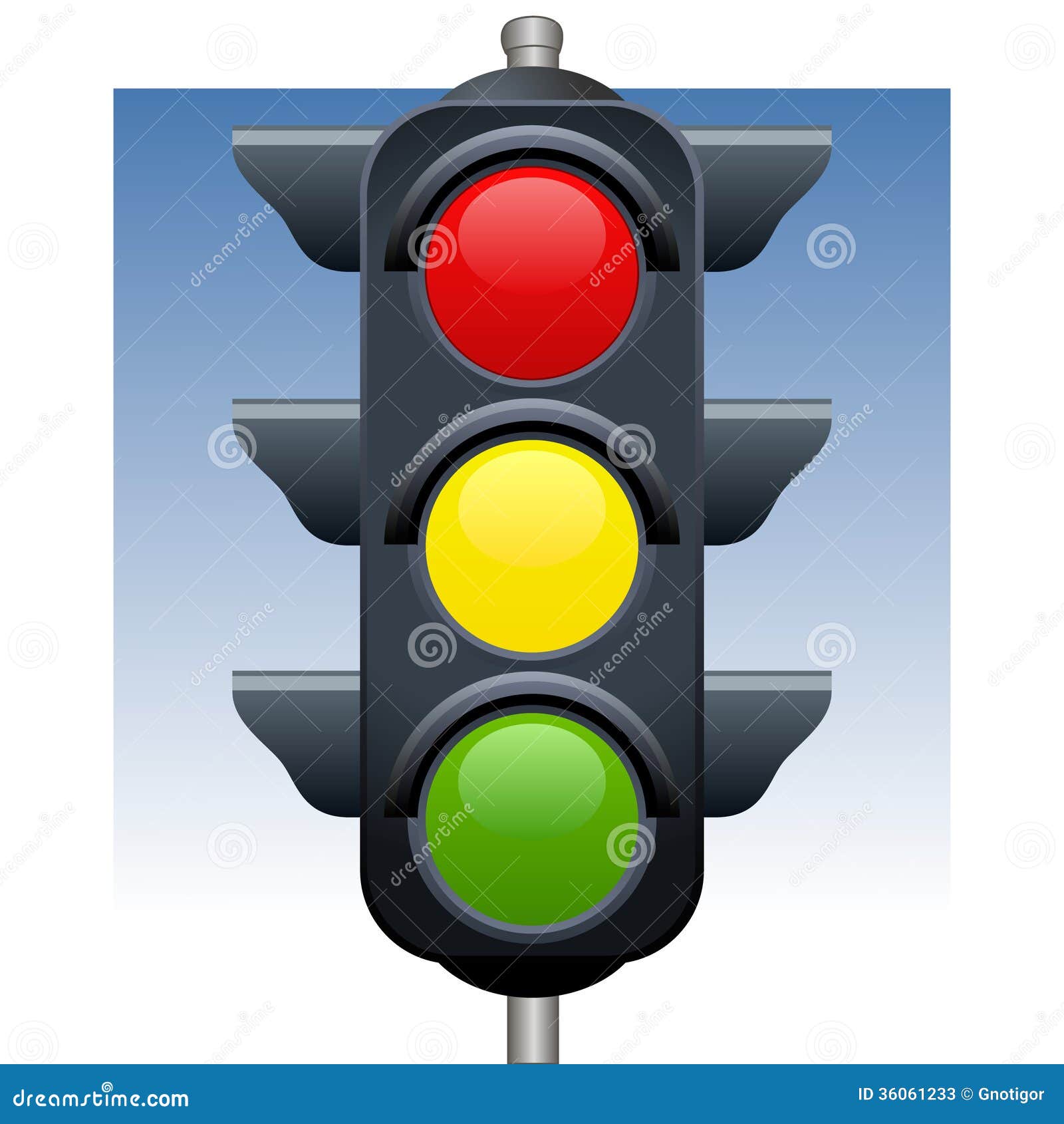 Traffic light stock vector. Illustration of direction - 36061233 Traffic light stock vector. Illustration of direction - 36061233