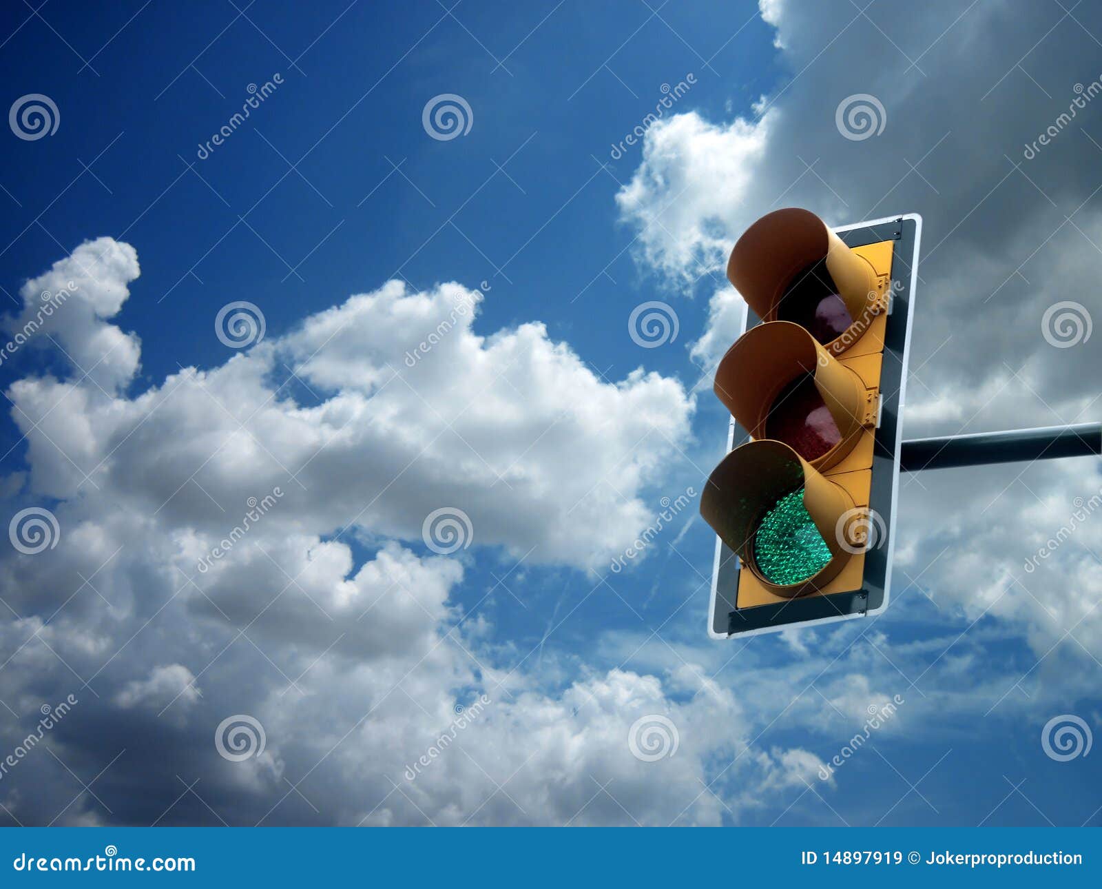 Traffic Lights And A Tram In Counter Light Stock Photography ...