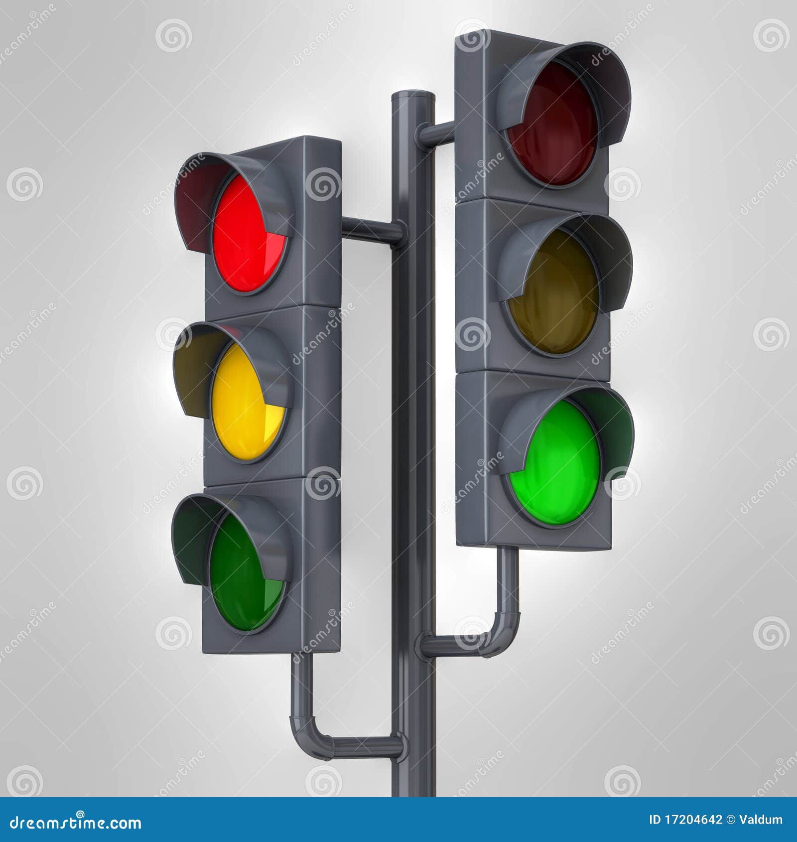 Traffic lights stock illustration. Illustration of control - 17204642