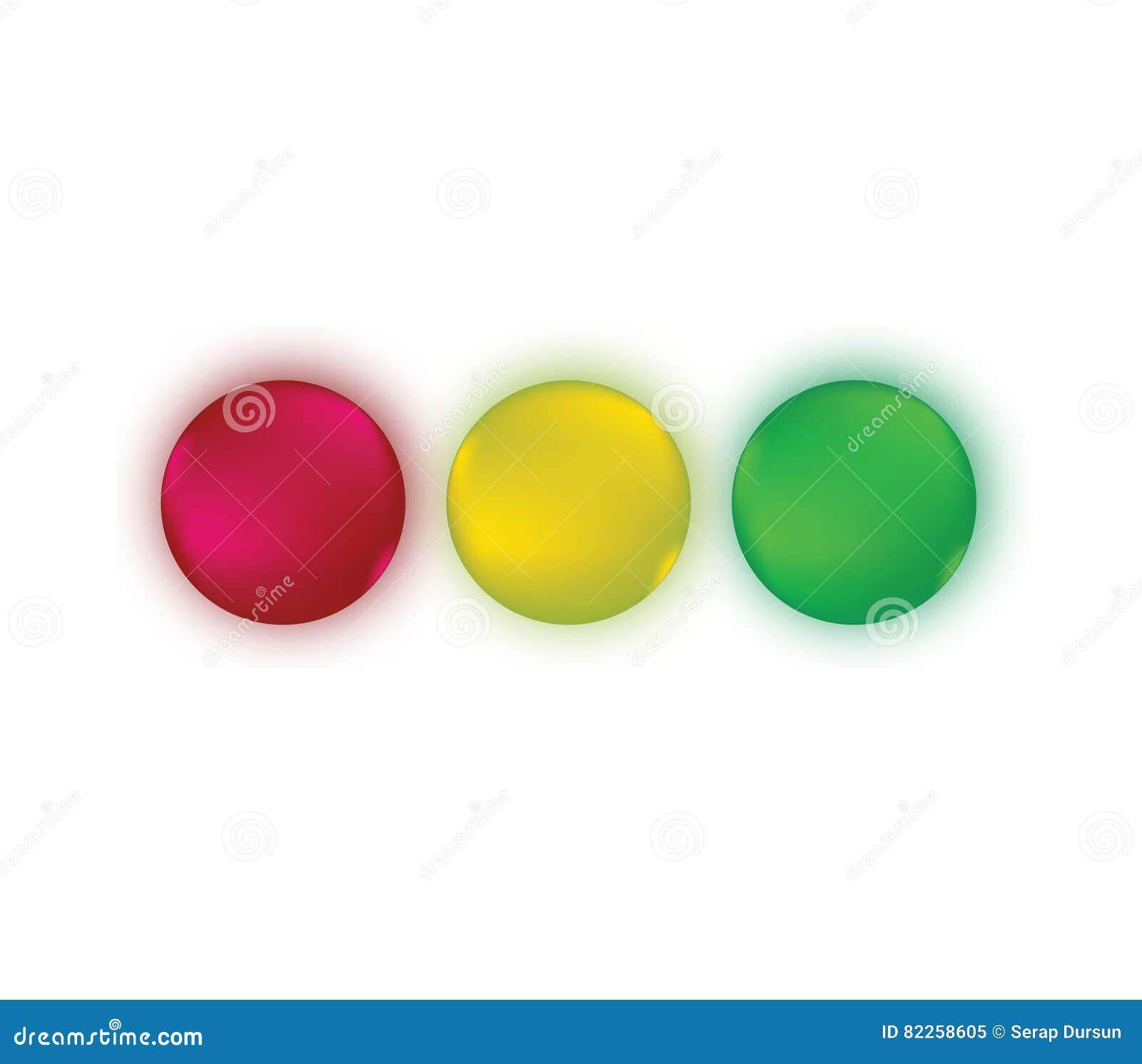 Traffic Lights Concept Design Stock Illustration - Illustration of ...