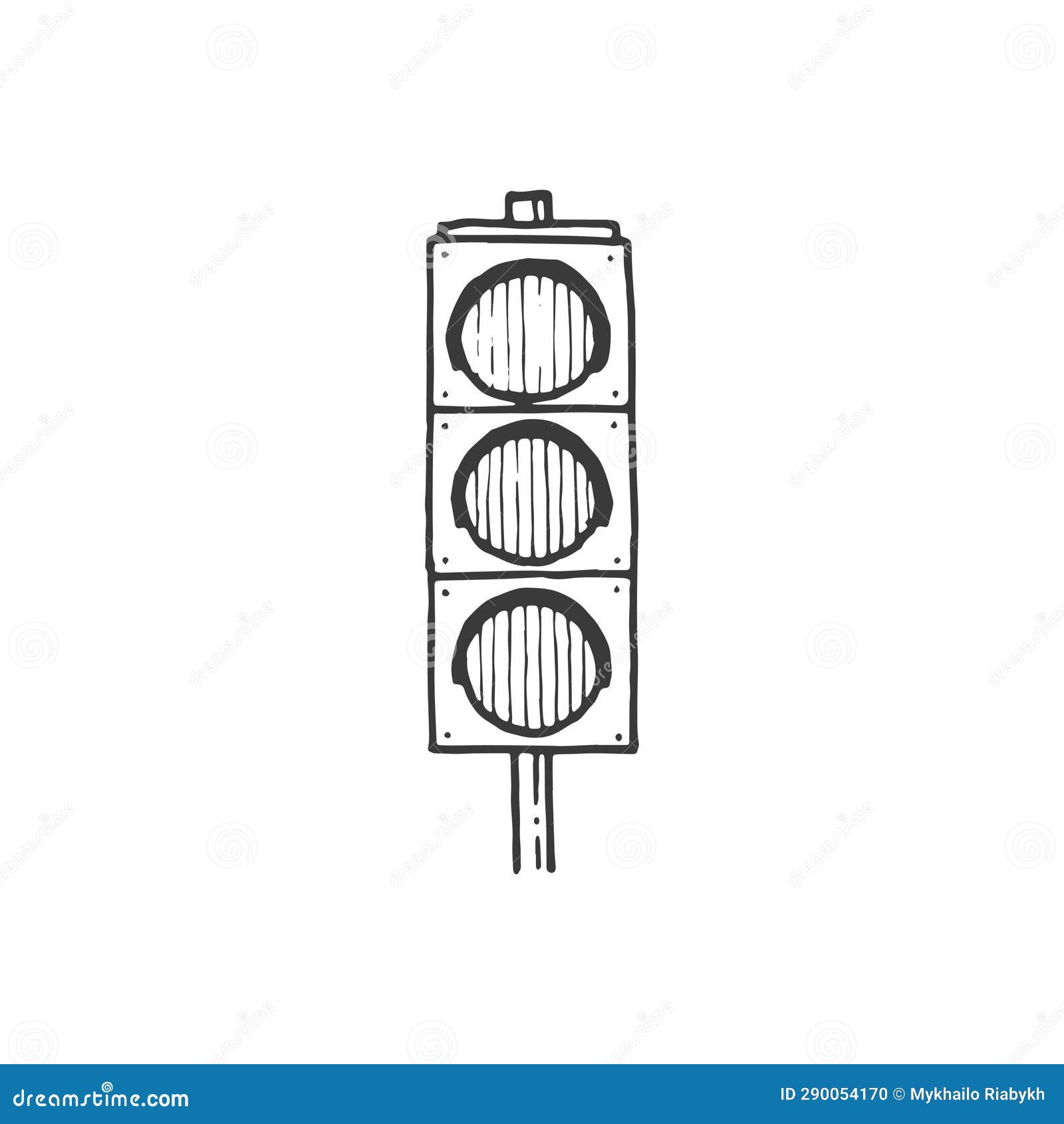 Traffic Lights Drawing, Traffic Lights Illustration Stock Illustration ...