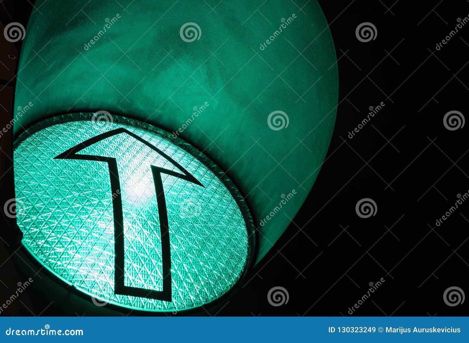 Traffic Lights. Green Light. Stock Image - Image of control, evening ...