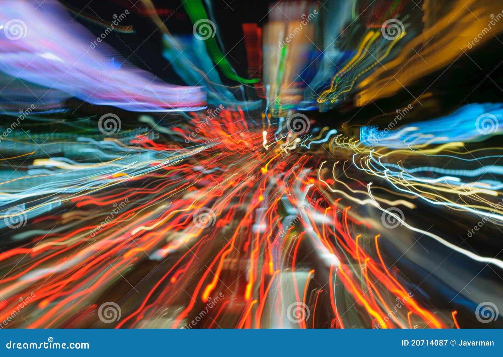 Motion Blur Through The Universe, Moving At The Speed Of Light Tunnel ...