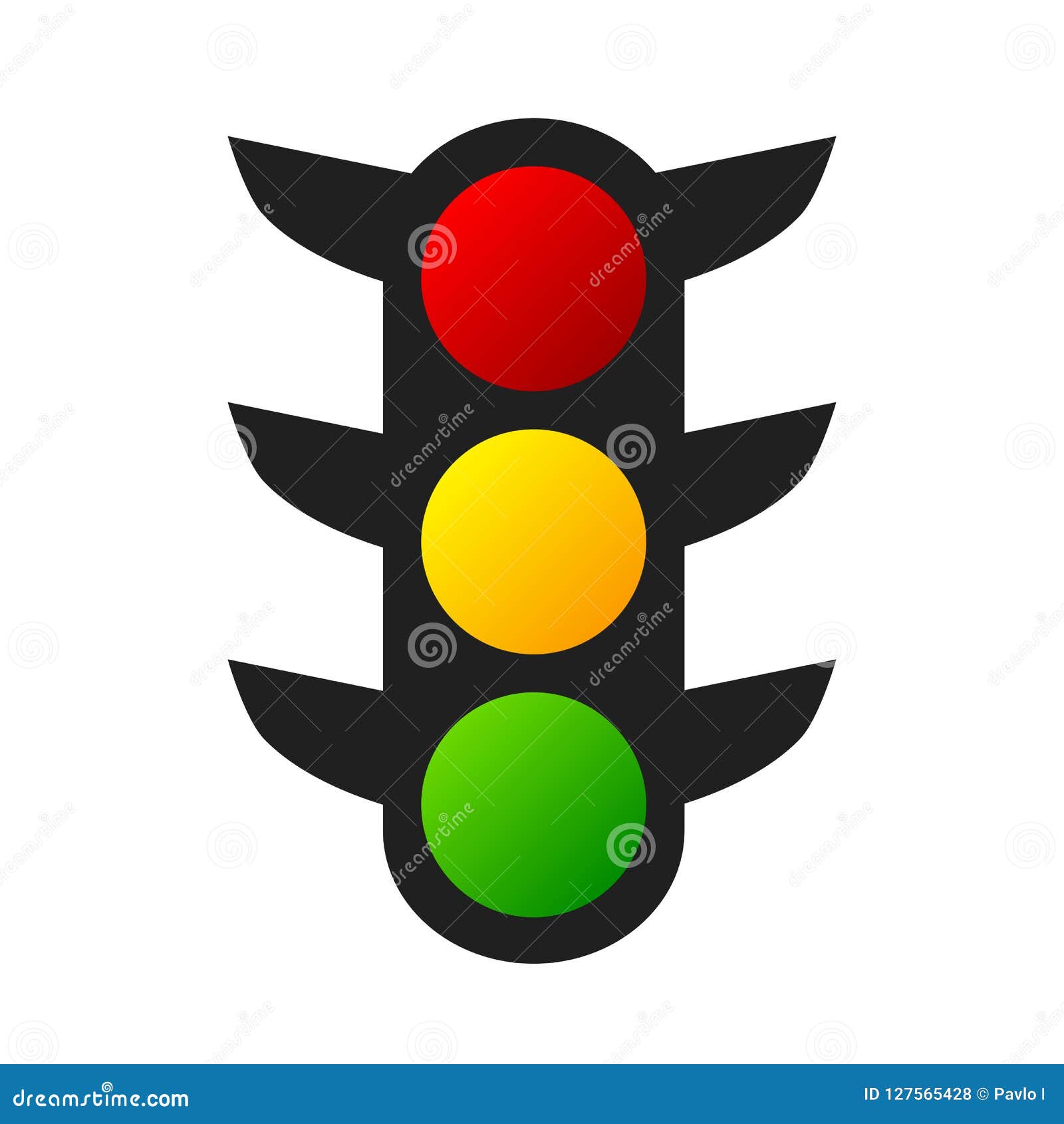 Traffic Lights Sign - Vector Stock Vector - Illustration of design ...