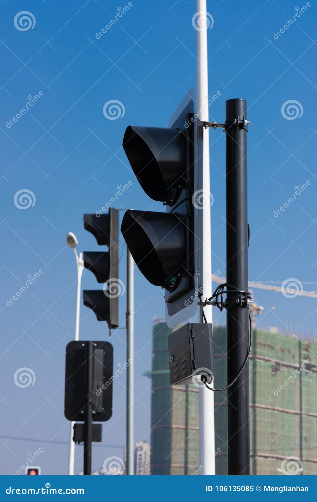 Traffic lights-Signal lamp stock image. Image of house - 106135085